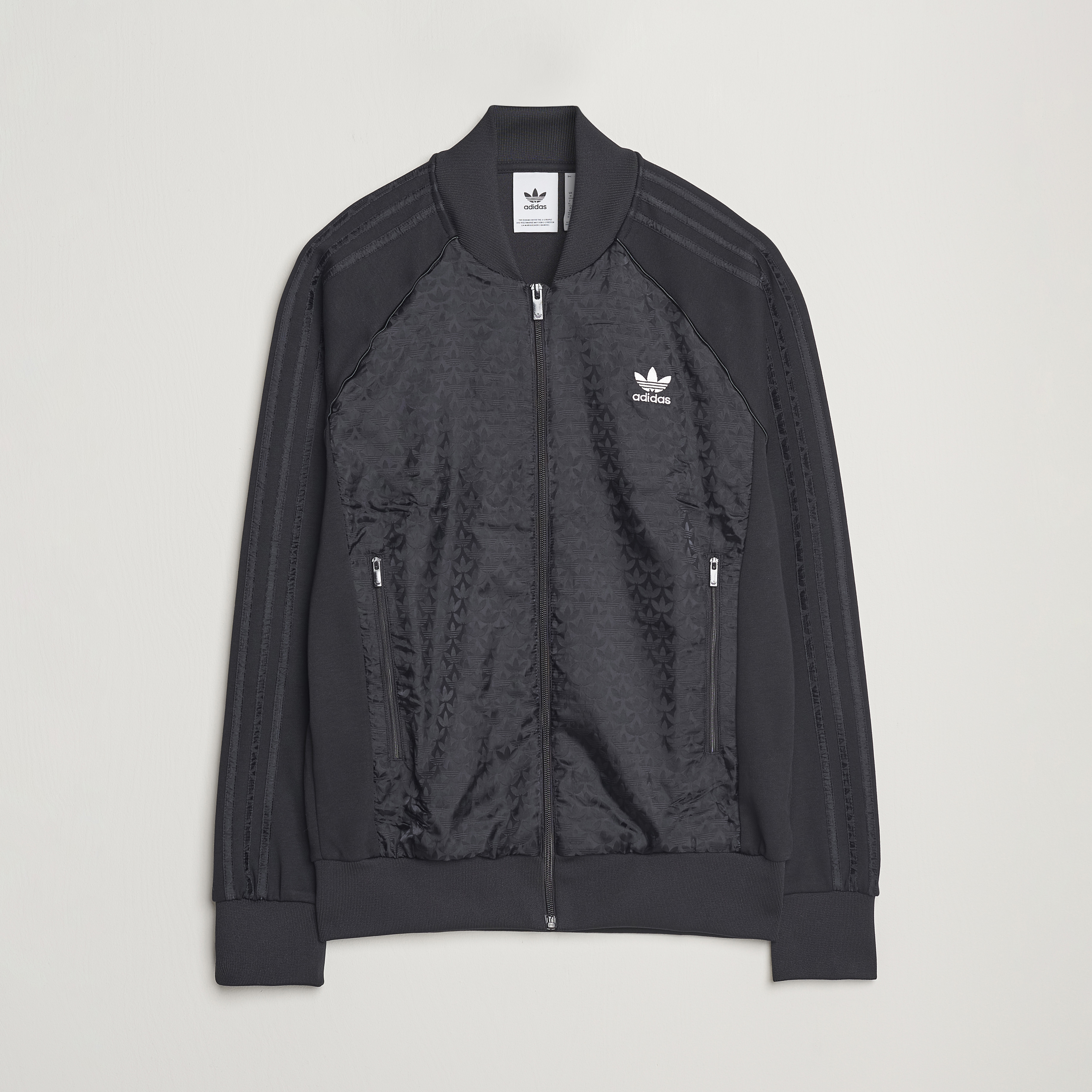 adidas Originals Monogram Track Jacket Black at CareOfCarl.com