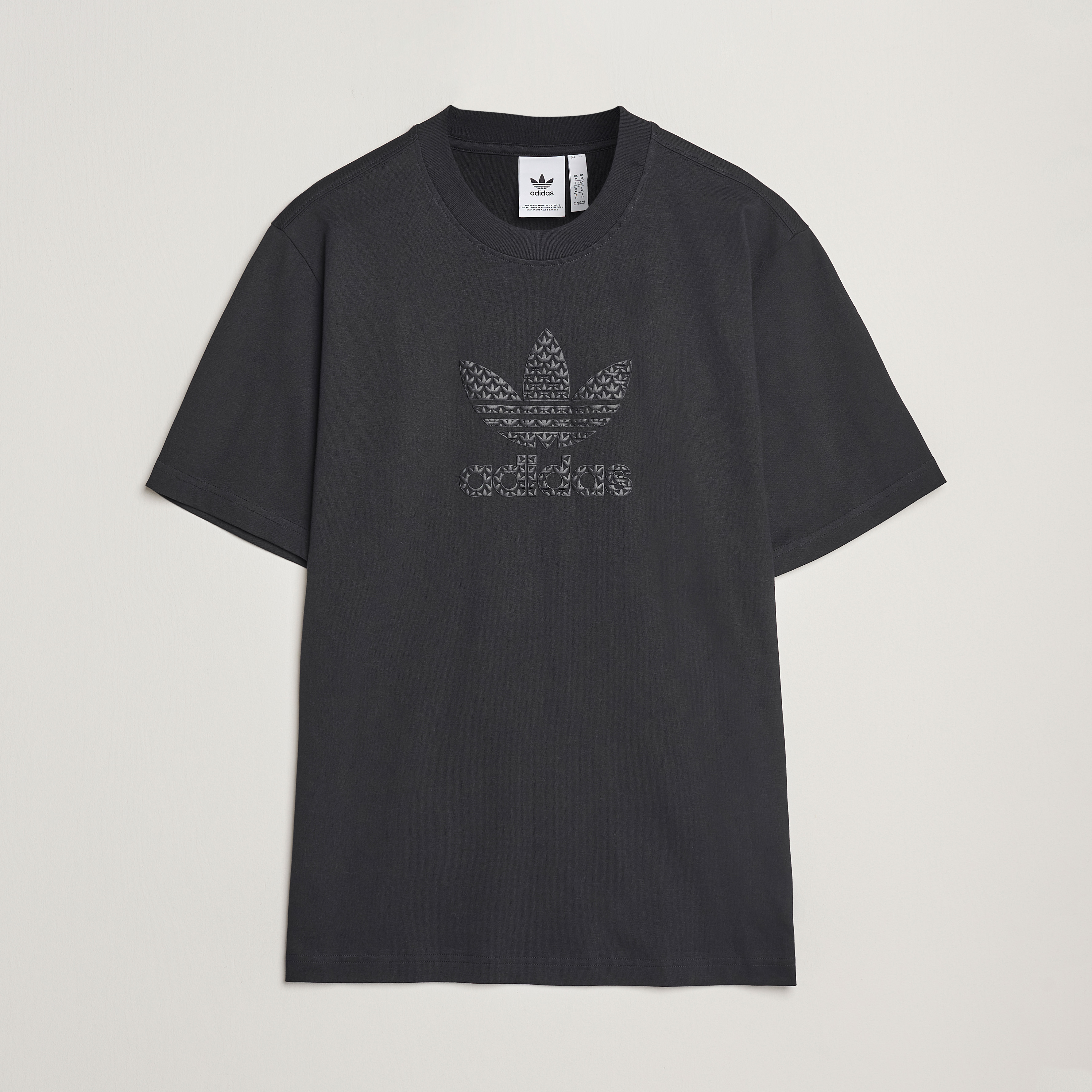 adidas Originals Monogram T-Shirt Black at CareOfCarl.com