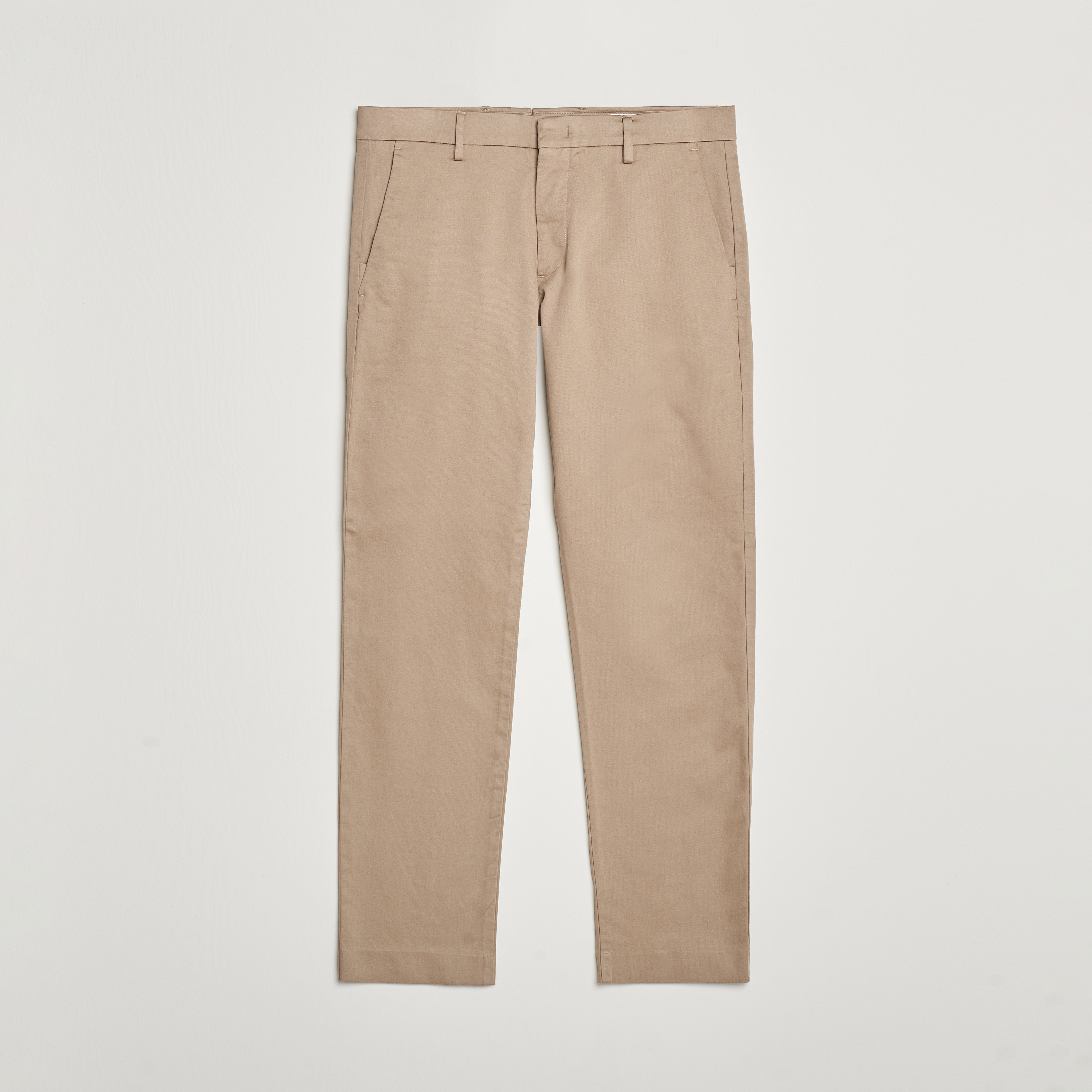 NN07 Theo Regular Fit Stretch Chinos Timber Wolf at CareOfCarl.com