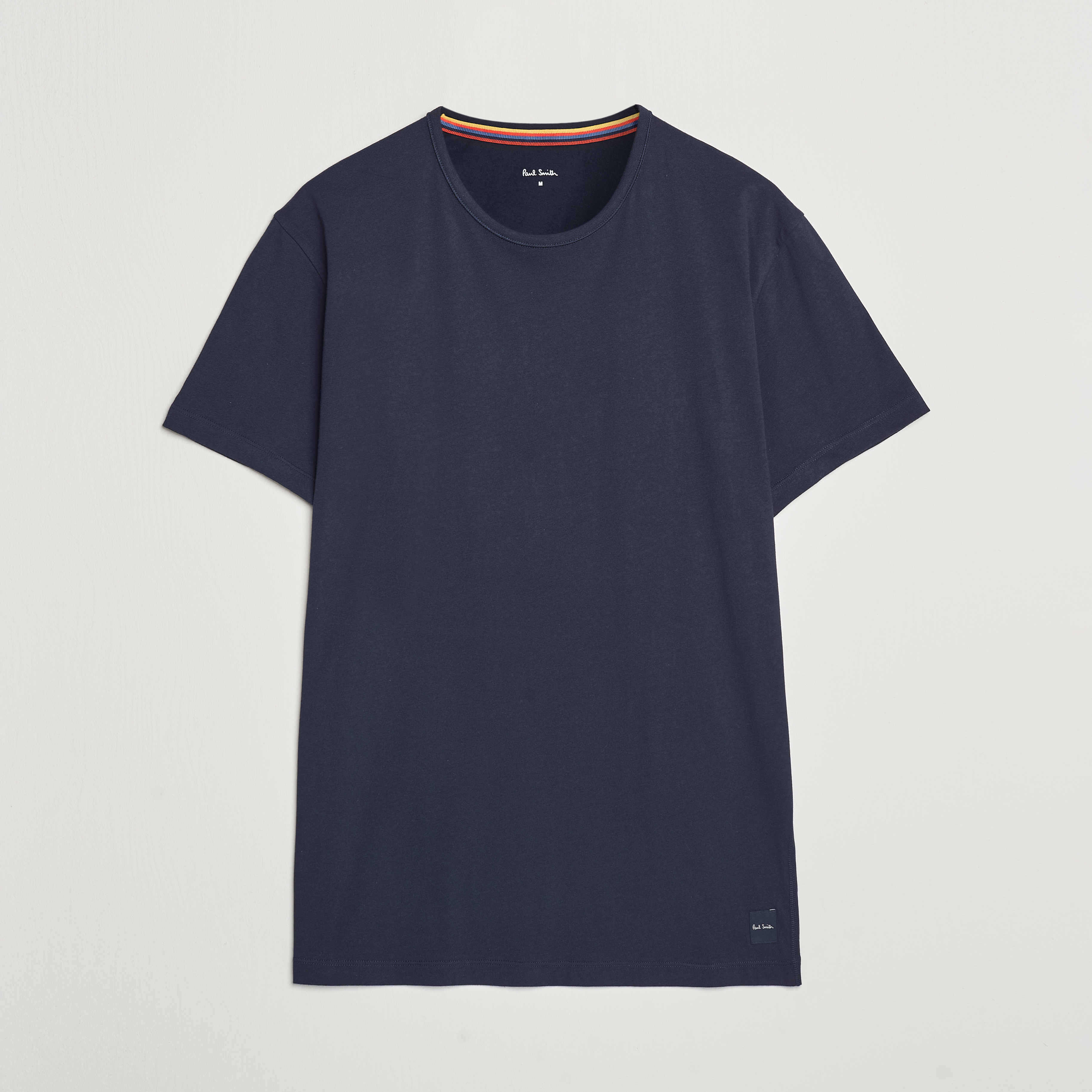 Paul Smith Artist Rib Crew Neck T-Shirt Navy at CareOfCarl.com