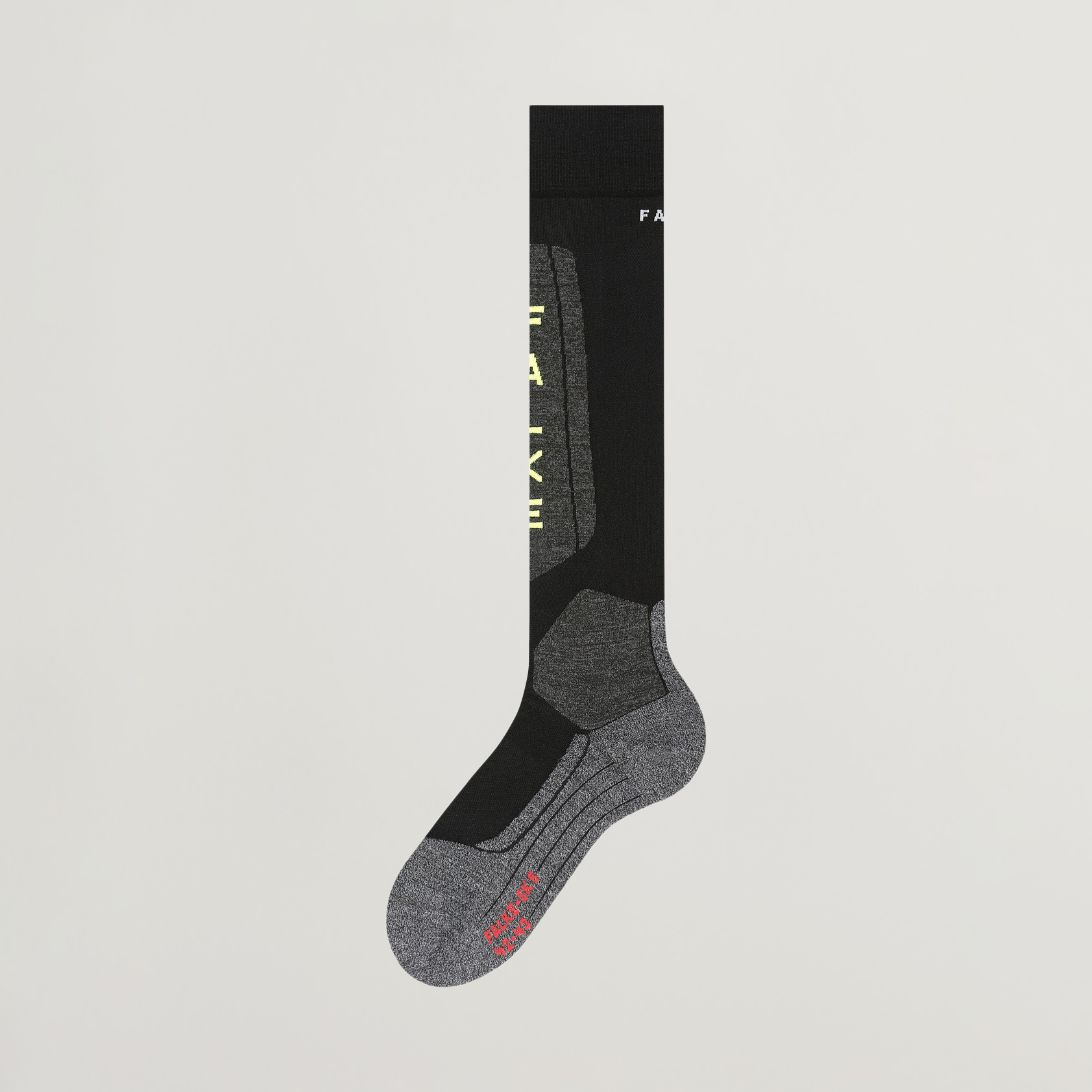 Falke Sport SK5 Expert Skiing Knee High Socks Black at CareOfCarl.com