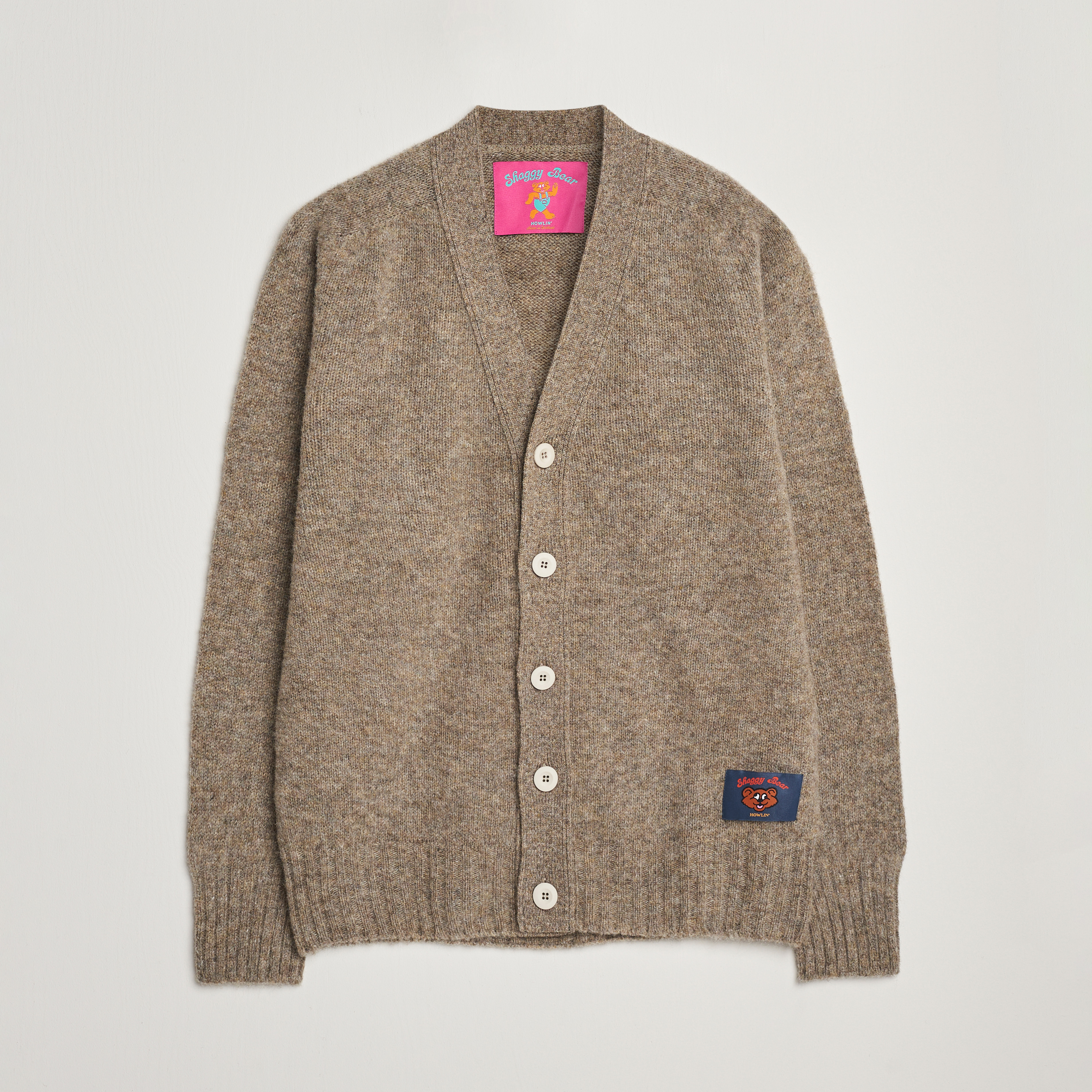 Howlin' Shaggy Bear Cardigan Reflection at CareOfCarl.com