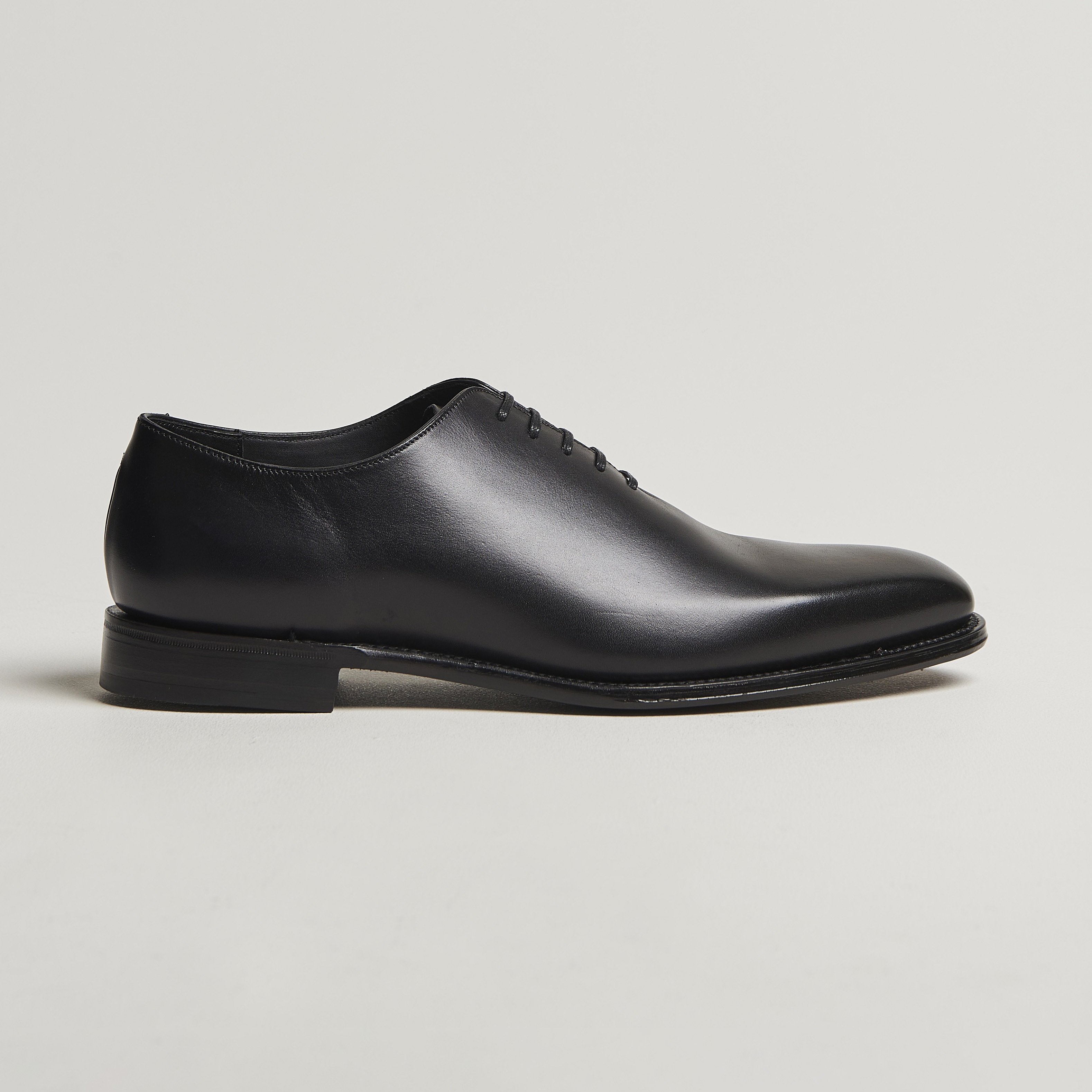Loake 1880 Wholebury Wholecut Oxford Black Calf at CareOfCarl.com