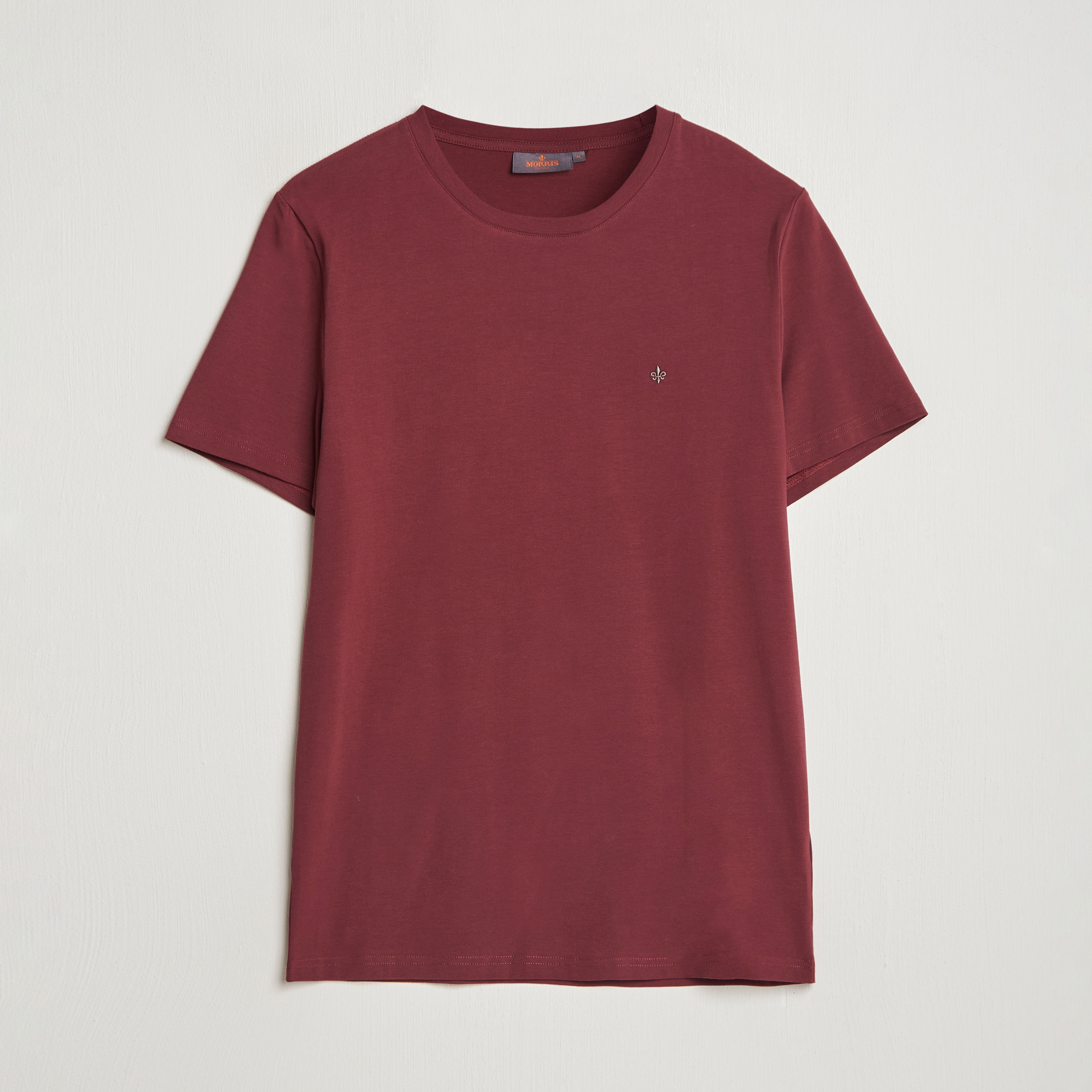 Morris James Crew Neck Tee Wine Red at CareOfCarl.com