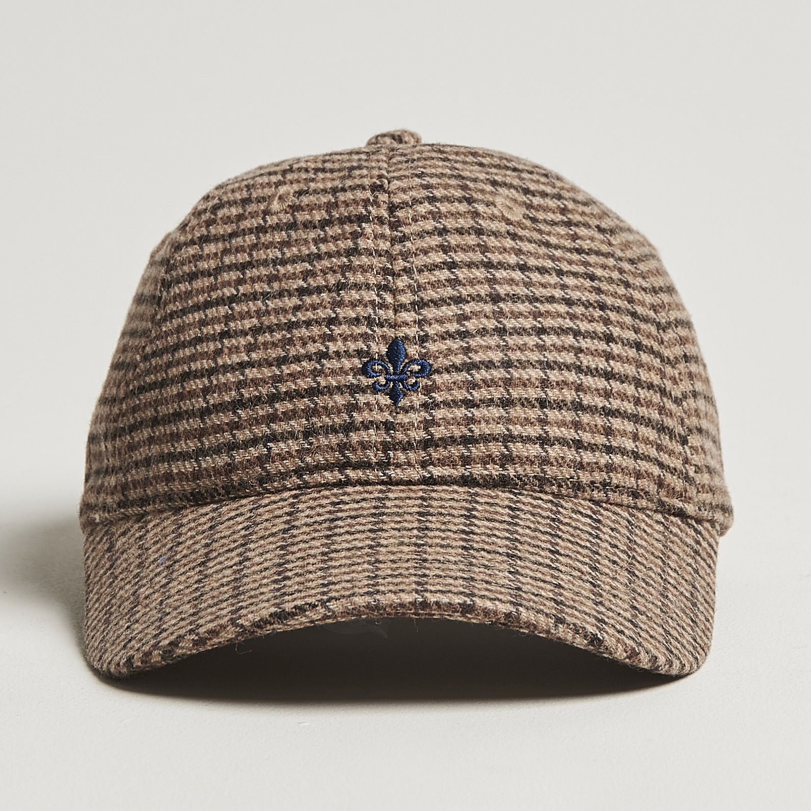 Morris Lily Check Cap Brown at CareOfCarl.com