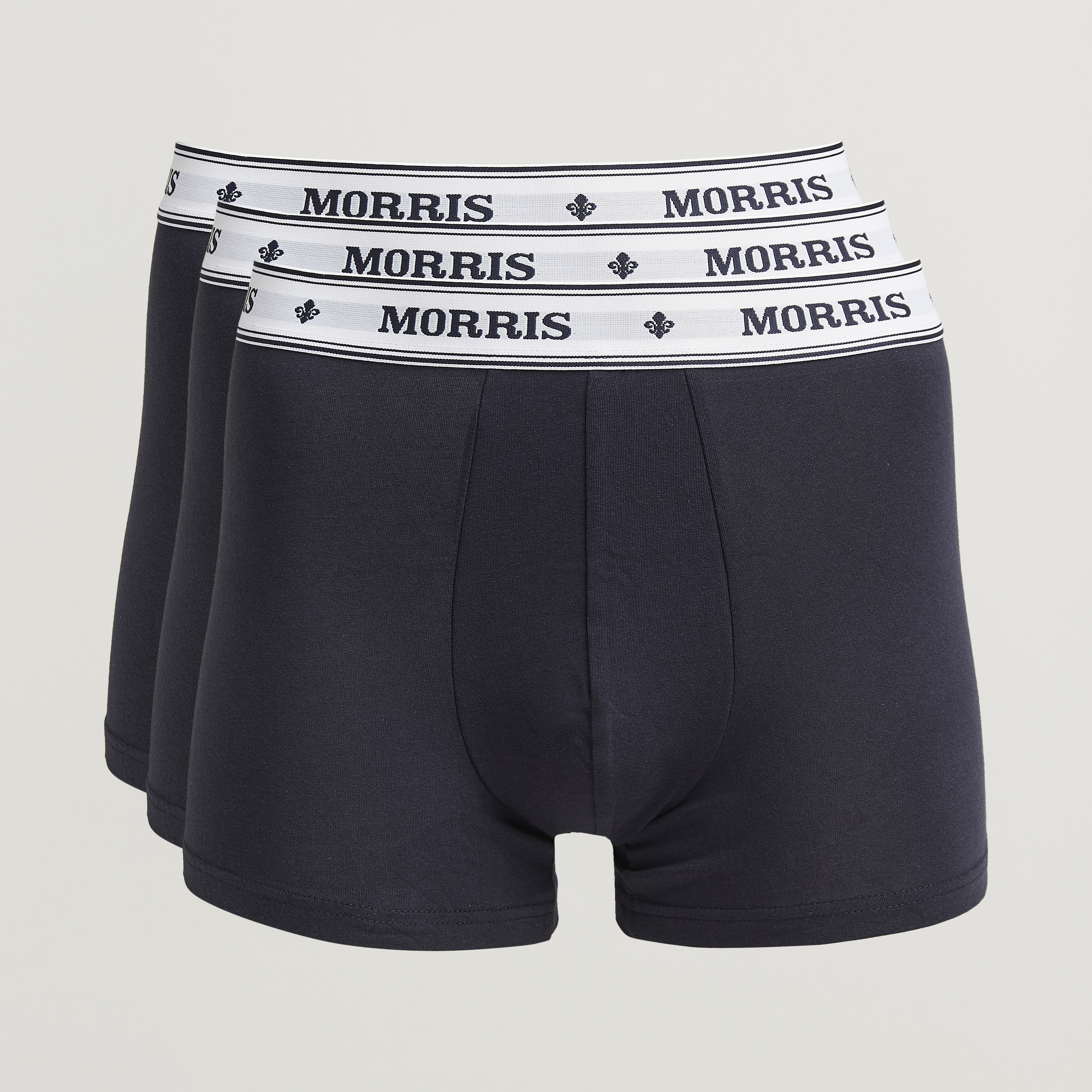 Morris 3-Pack Boxer Briefs Navy at CareOfCarl.com