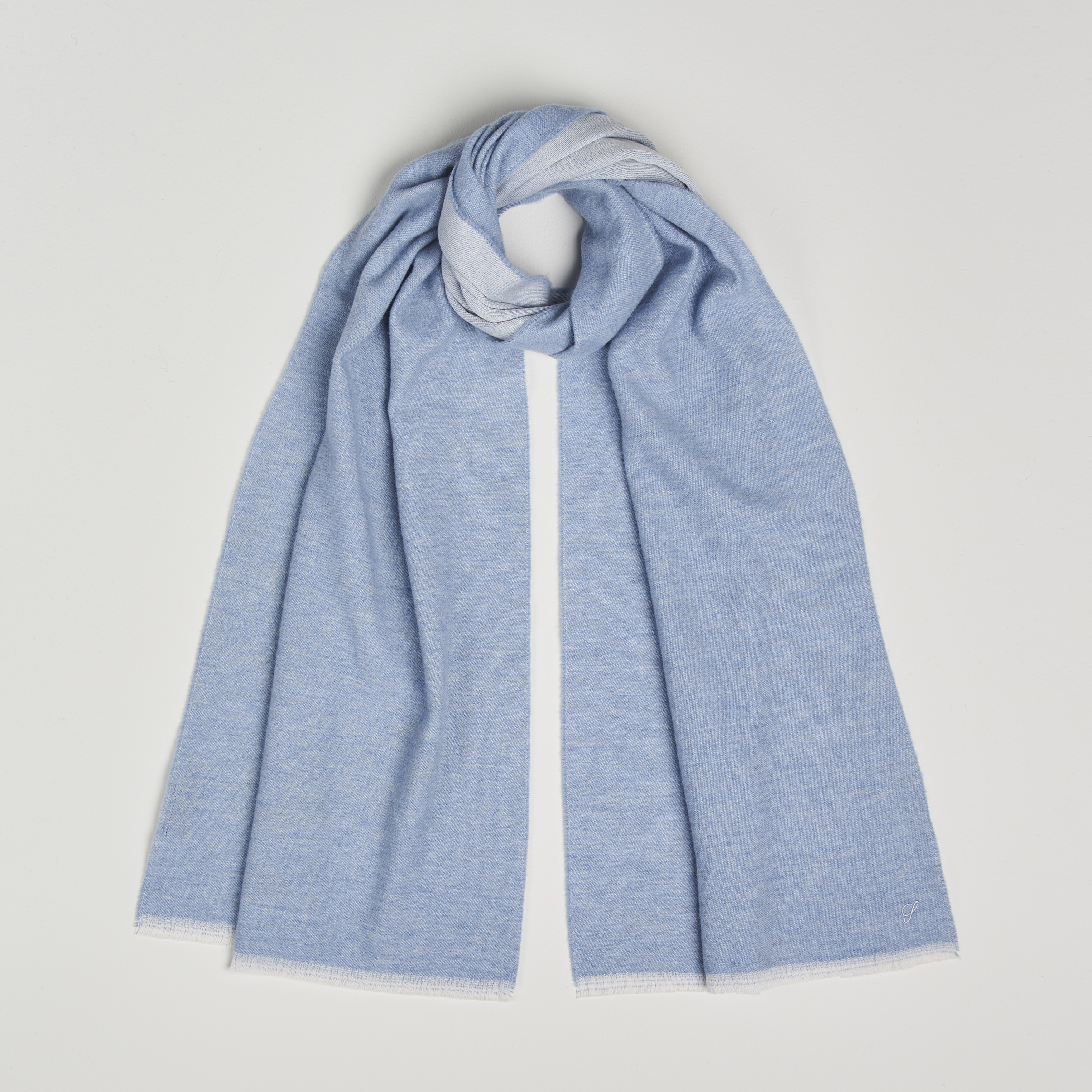 Stenströms Wool Scarf Light Blue at CareOfCarl.com