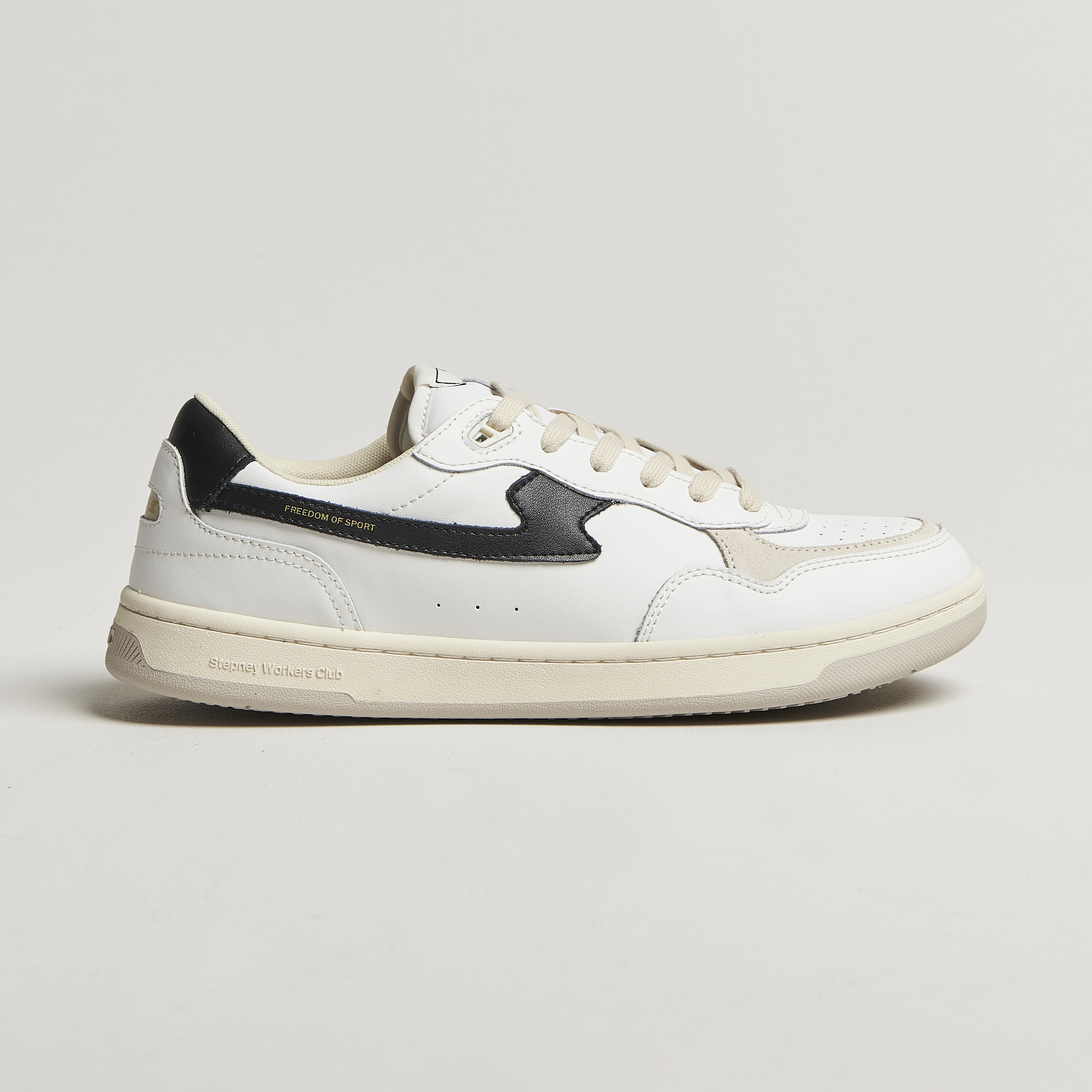 Stepney Workers Club Pro Cup 01 S-Strike Leather Sneaker White/Black at Car