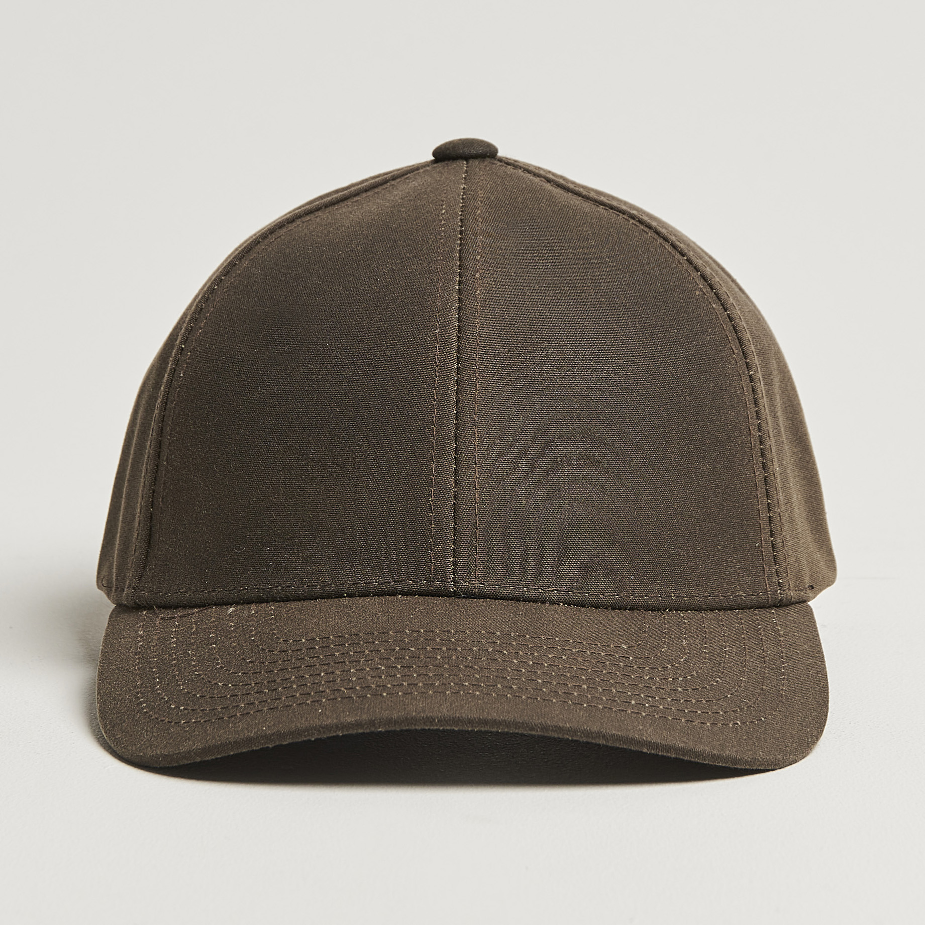 Varsity Headwear Oilskin Baseball Cap Chestnut Brown at CareOfCarl.com