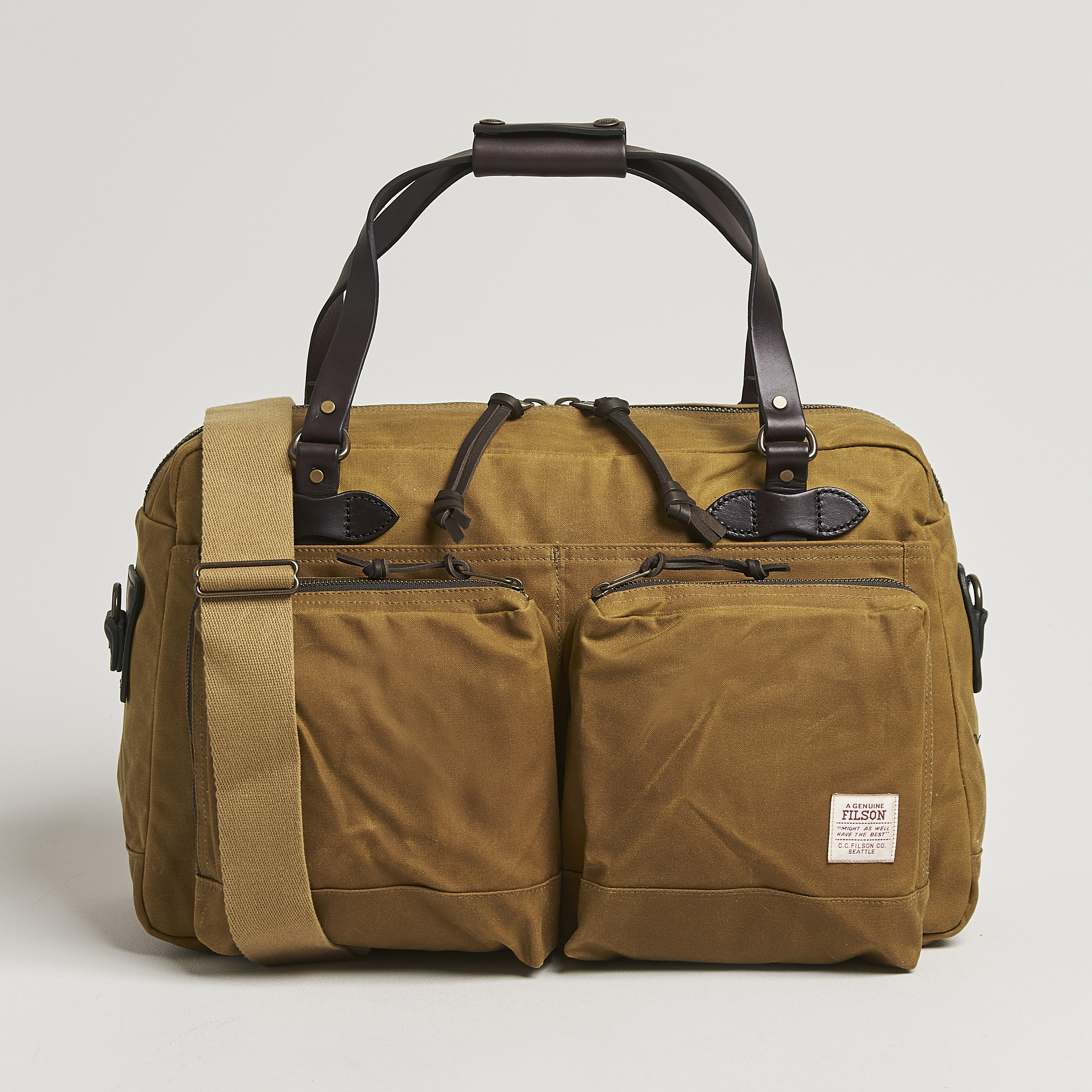 Filson 48-Hour Duffle Bag Dark Tan at CareOfCarl.com
