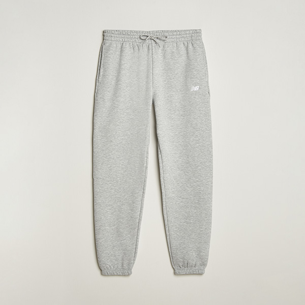 New Balance Essentials Fleece Sweatpants Athletic Grey at CareOfCarl.com