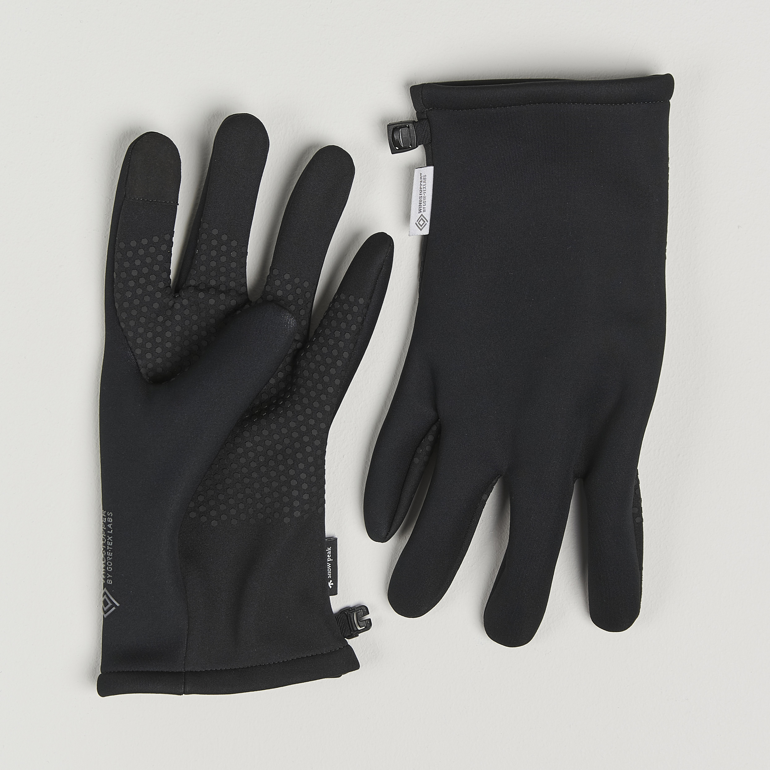 Snow Peak GORE Windstopper Gloves Black at CareOfCarl.com