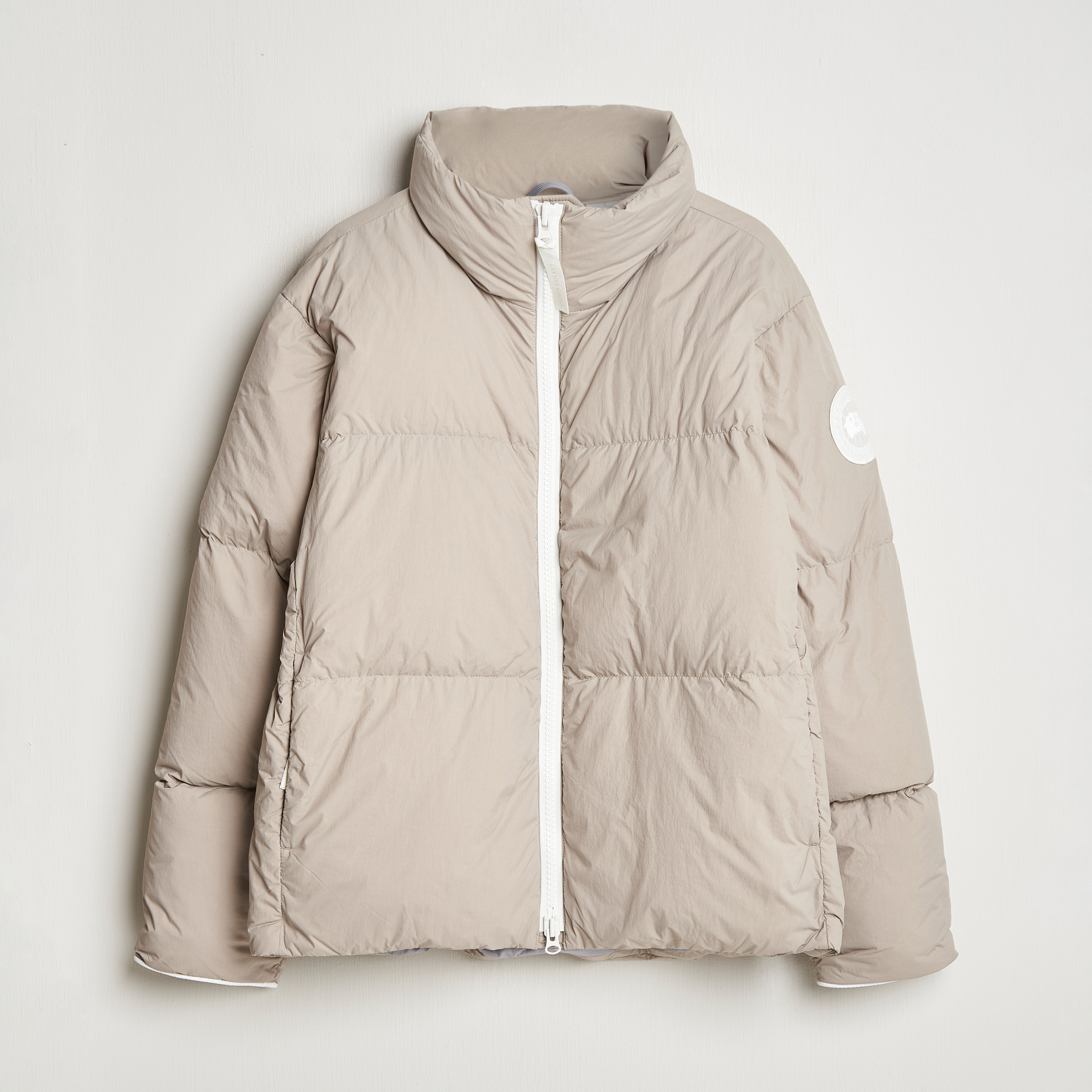Canada Goose Black Label Lawrence Puffer Jacket Limestone at CareOfCarl.com