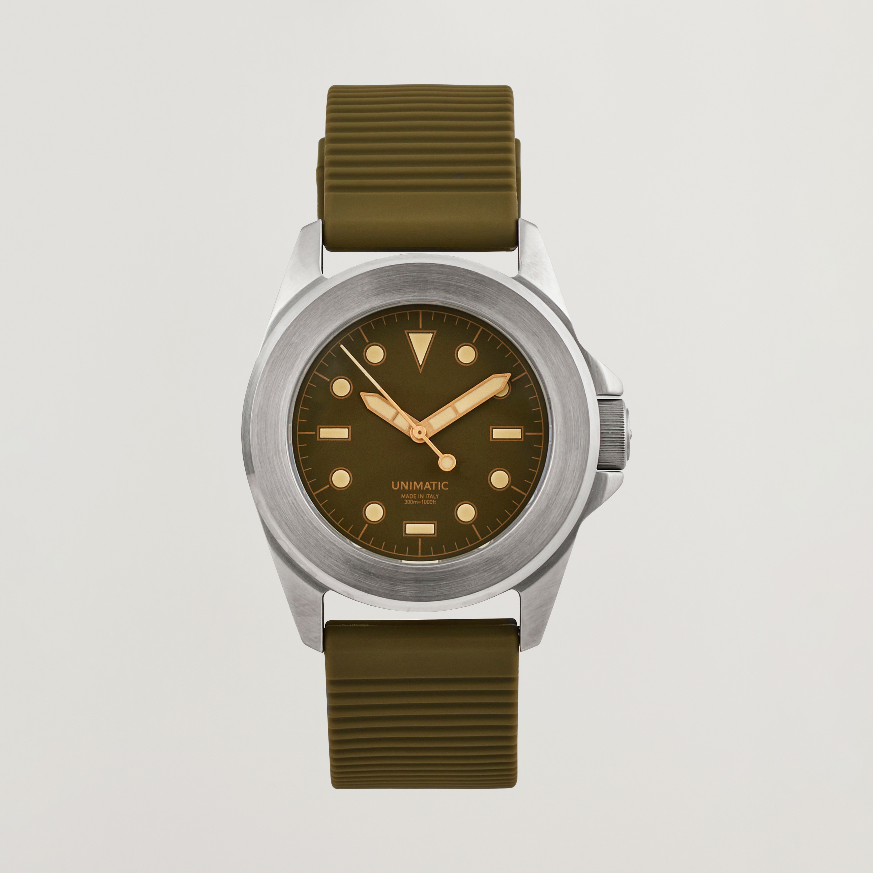 UNIMATIC Modello Quattro - Limited Watch Olive at CareOfCarl.com