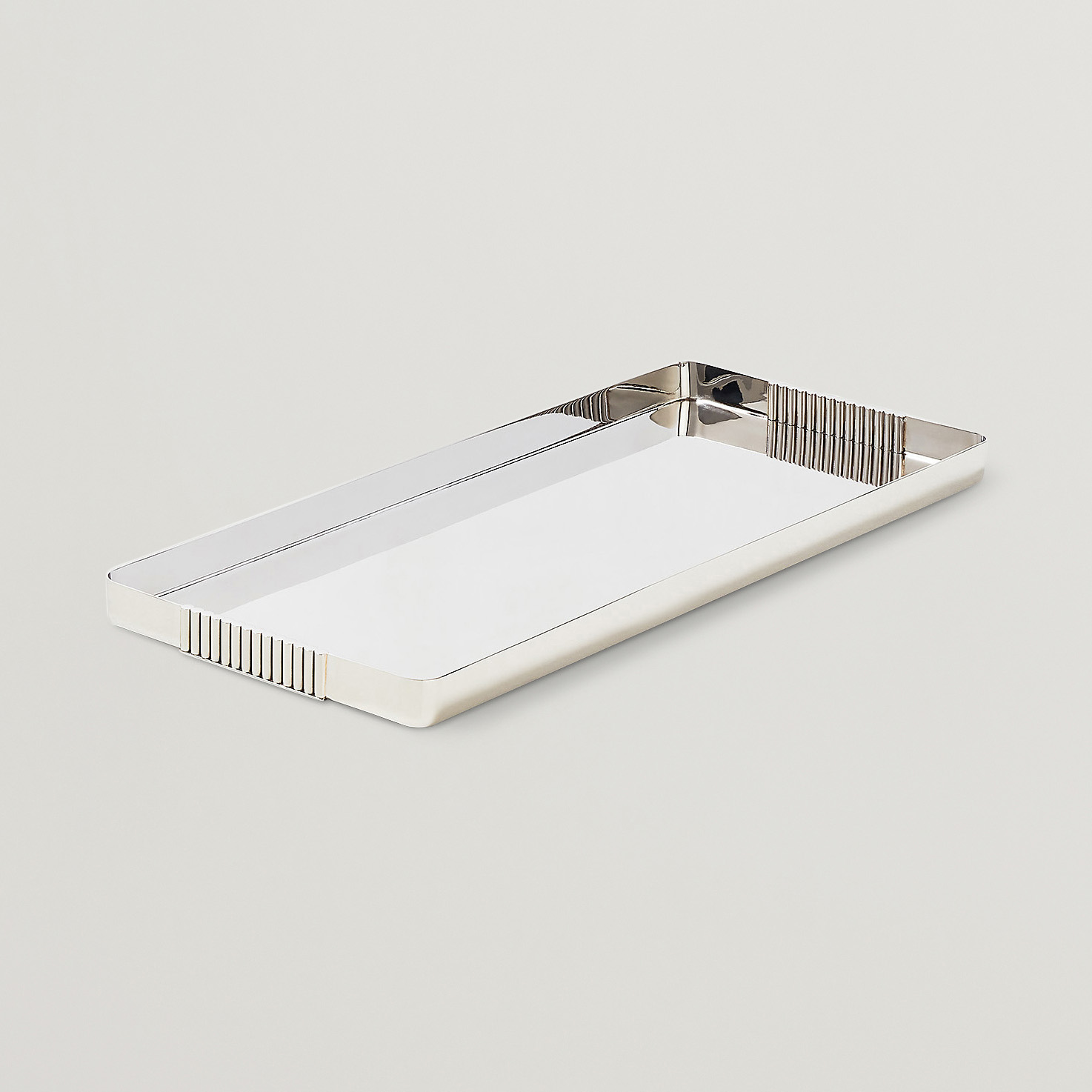 Ralph Lauren Home Thorpe Rectangular Stainless Tray at CareOfCarl.com