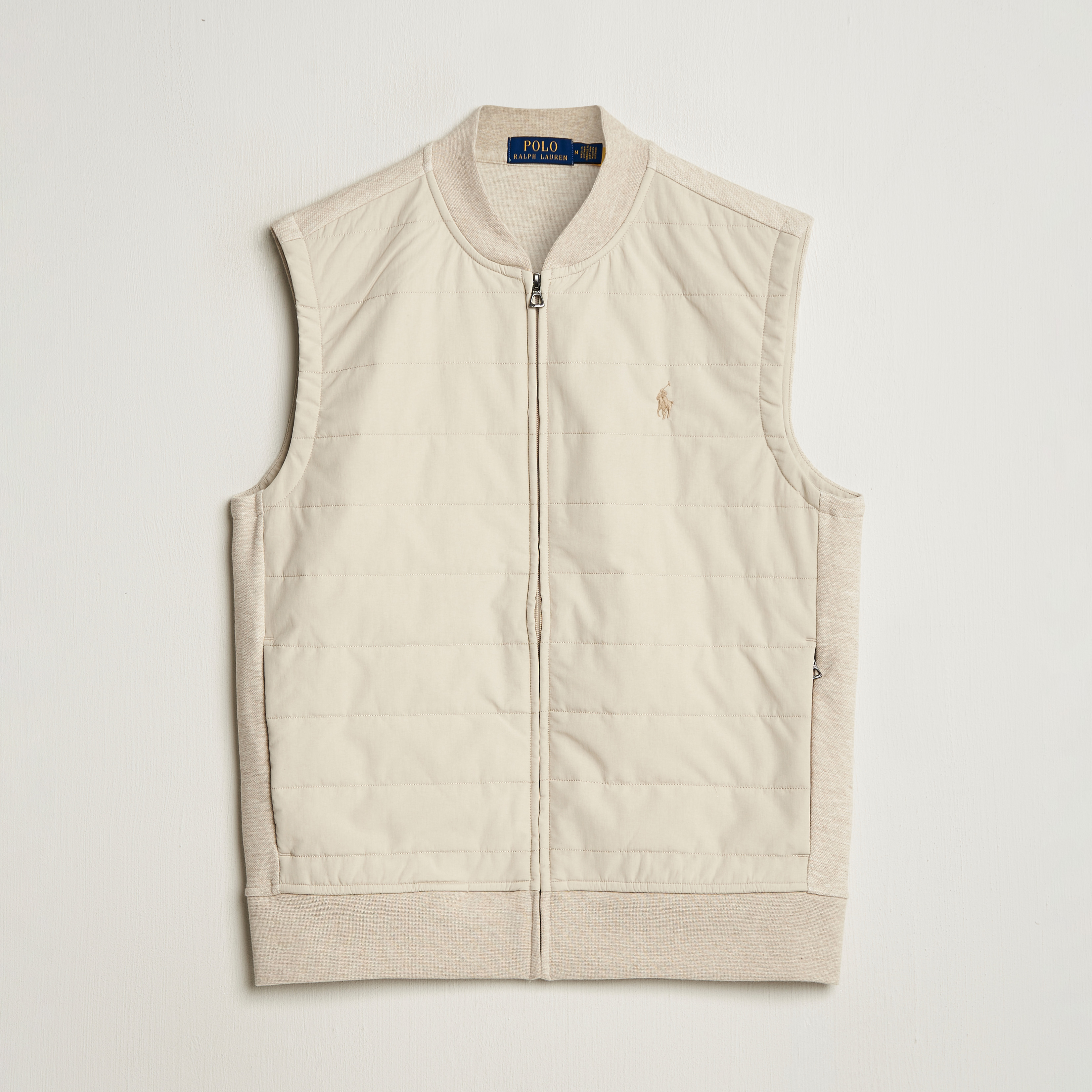 Polo Ralph Lauren Hybrid Vest Expedition Dune Heather at CareOfCarl.com