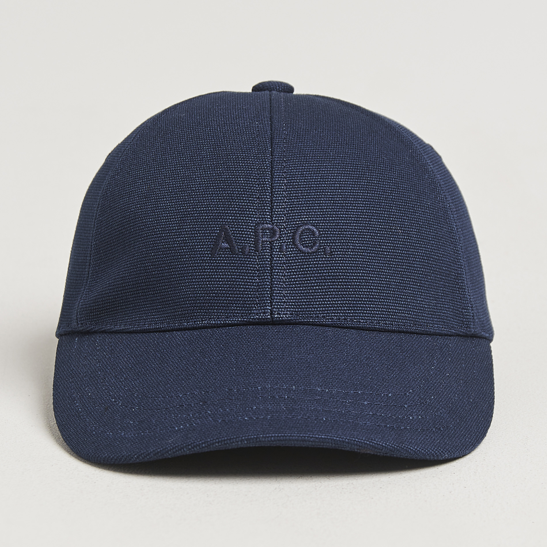 A.P.C. Charlie Baseball Cap Dark Beige at CareOfCarl.com