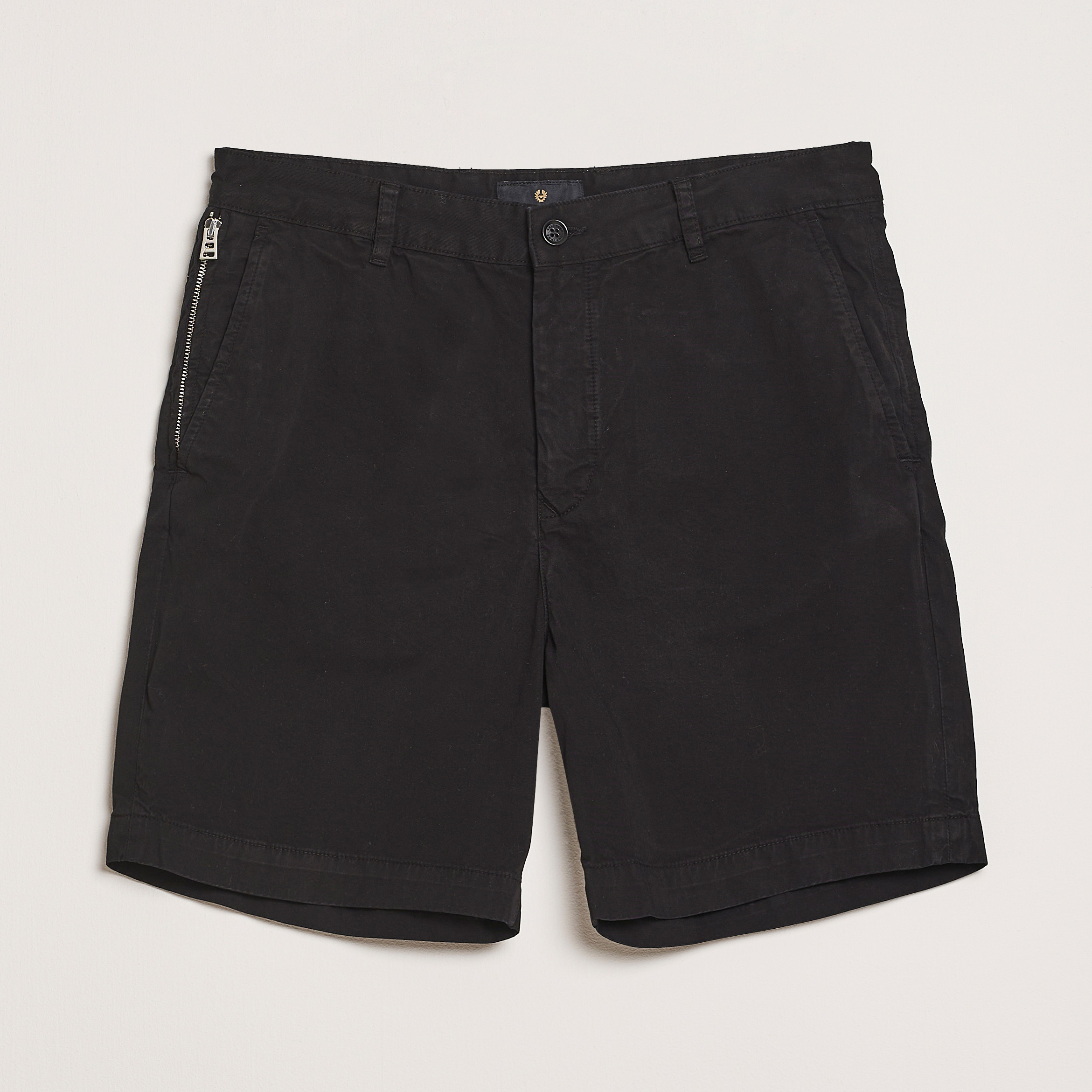 Belstaff Rally Cotton Shorts Black at CareOfCarl.com