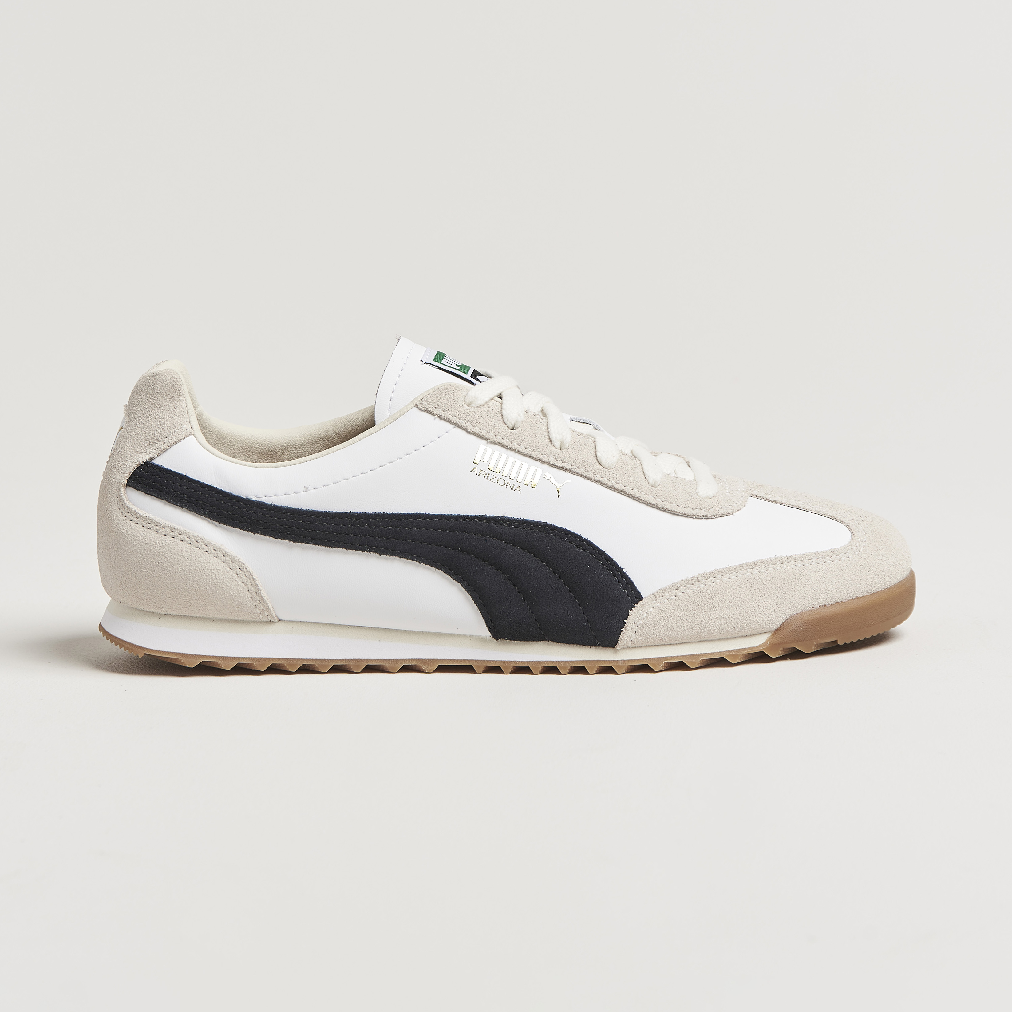 Puma Arizona Retro Leather Sneaker White at CareOfCarl.com
