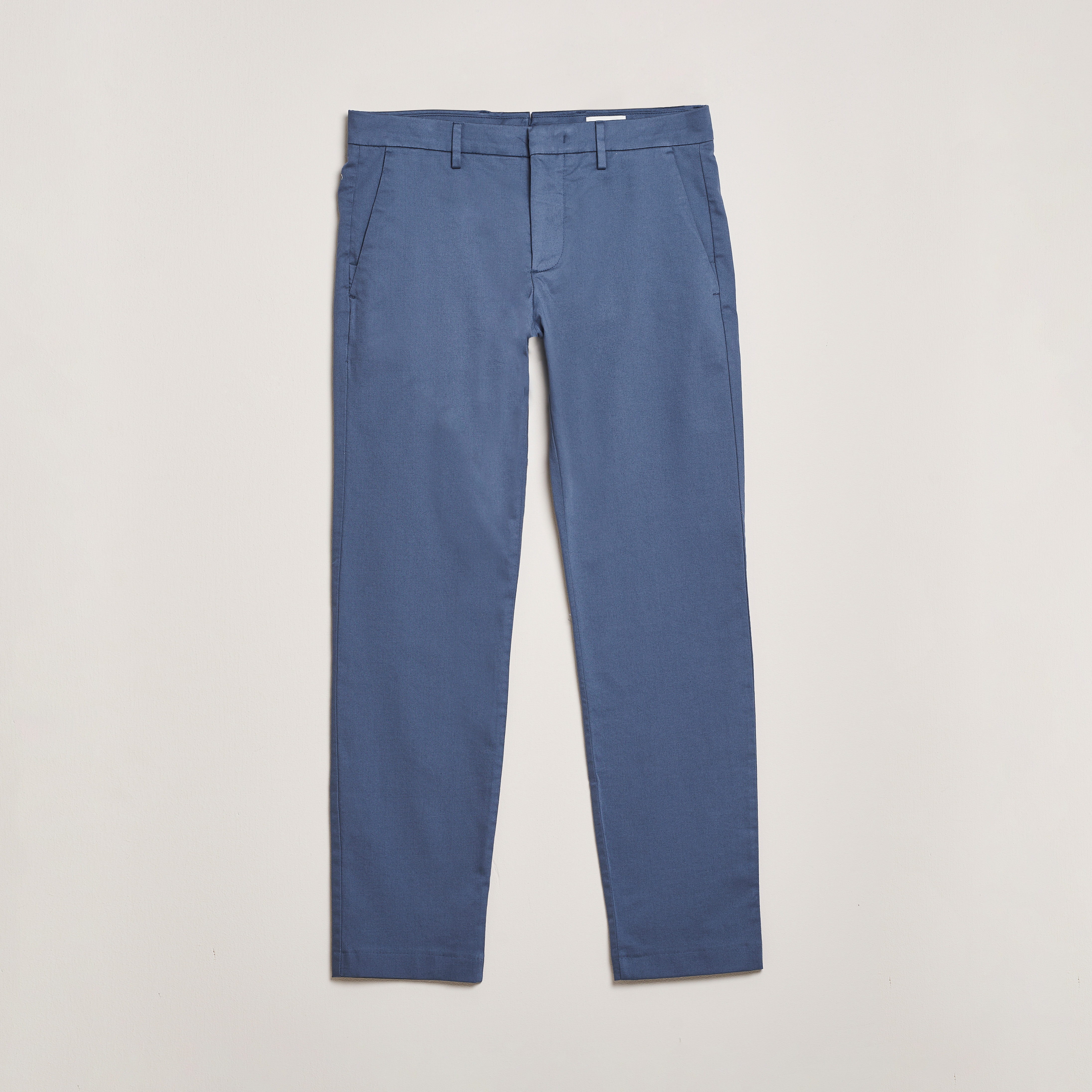 NN07 Theo Regular Fit Stretch Chinos Bering Blue at CareOfCarl.com