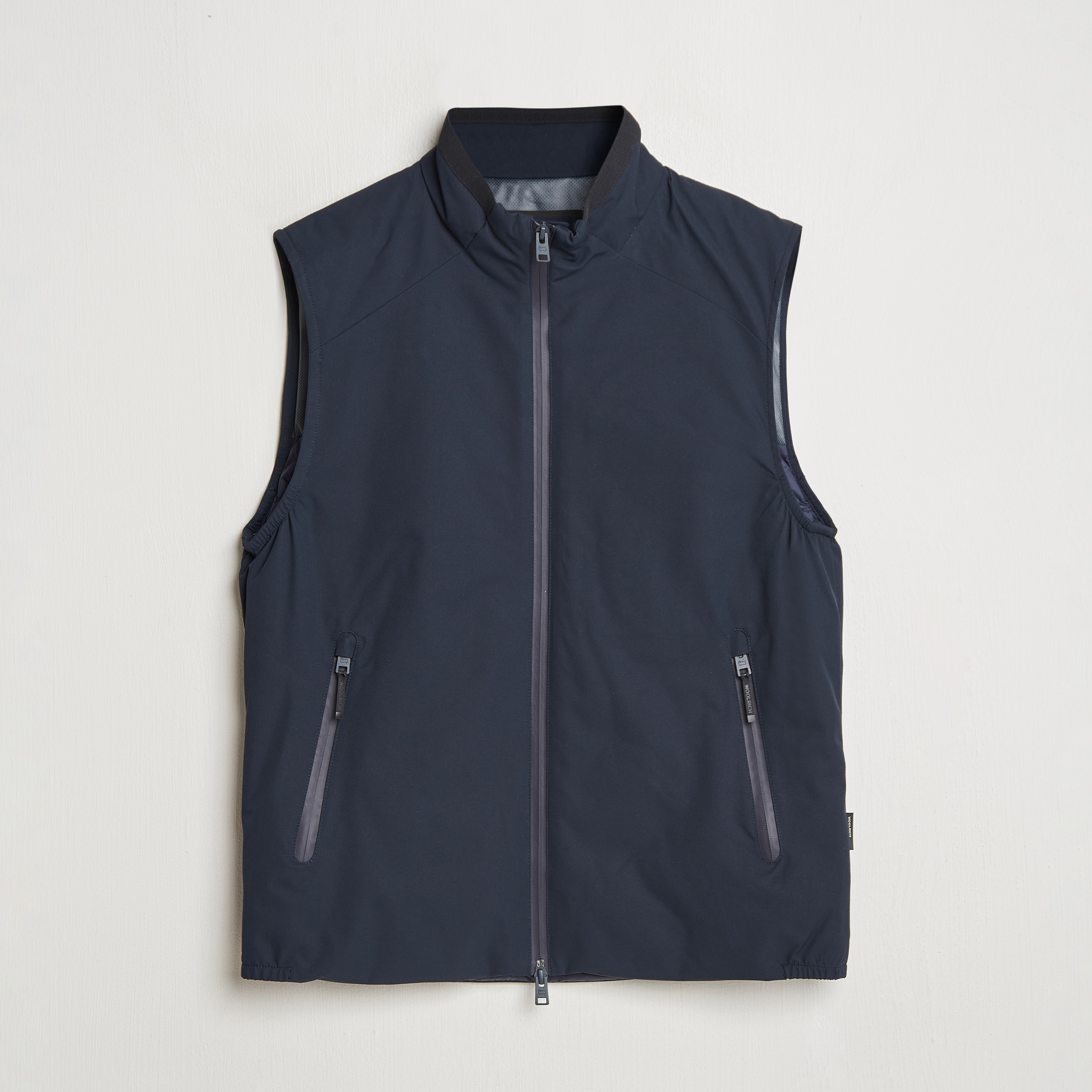 Woolrich Sailing Two Layer Vest Melton Blue at CareOfCarl.com