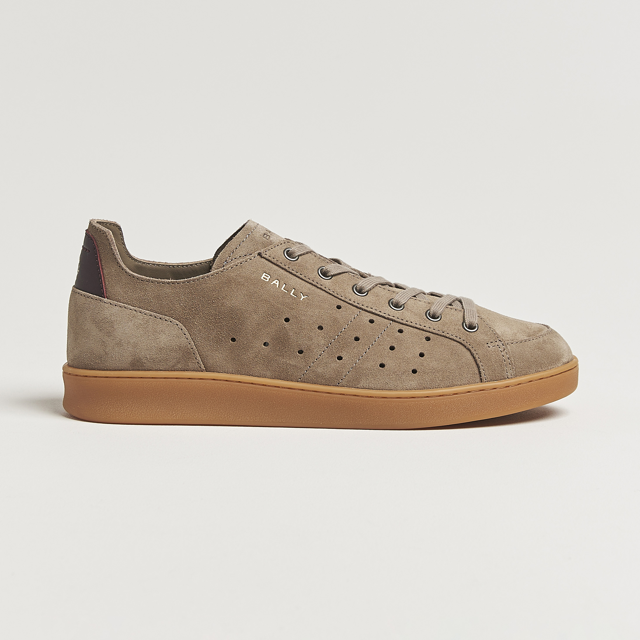 Bally Turyn Suede Sneaker Deep Sepia at CareOfCarl.com