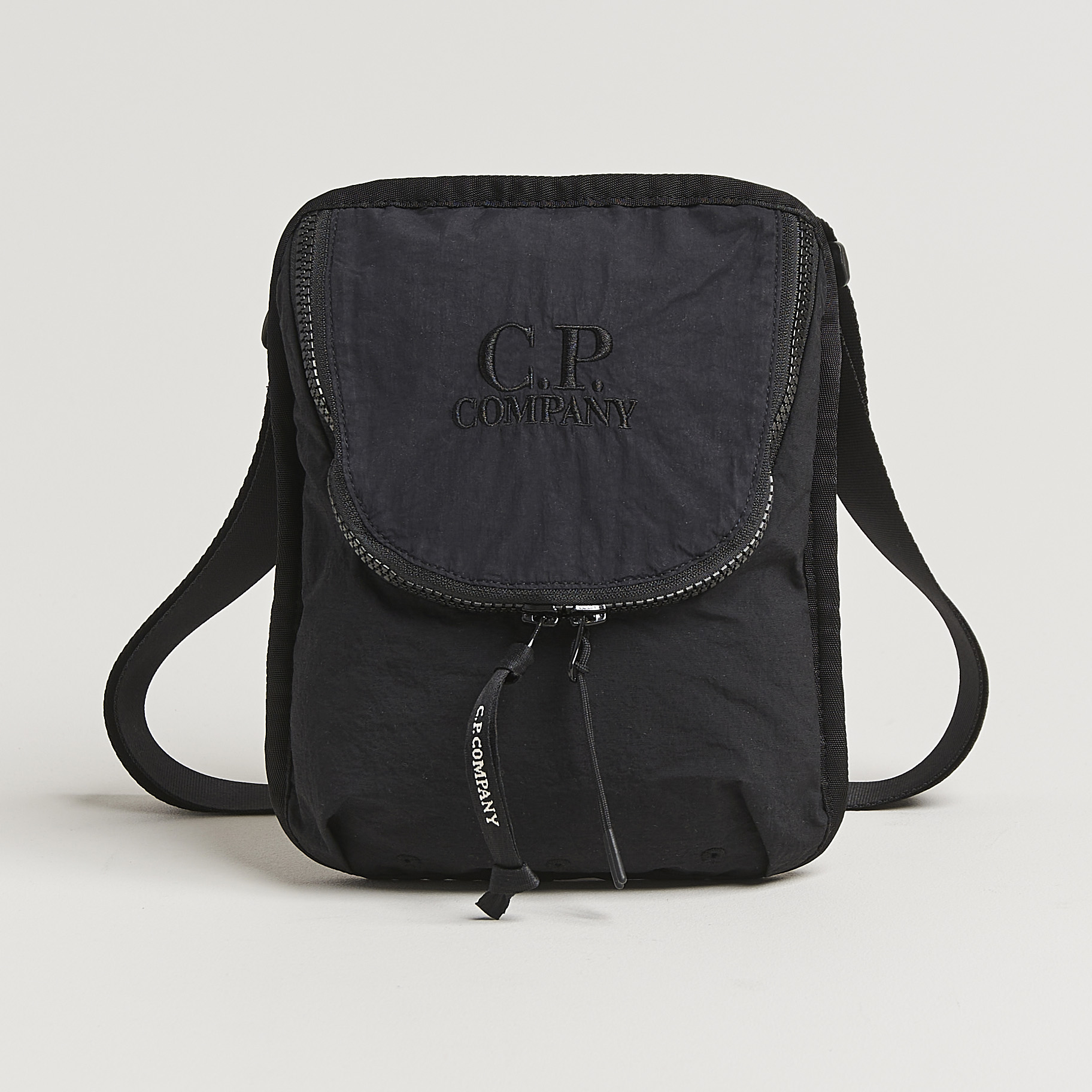C.P. Company Plain Paper Touch Accessorie Bag Black at CareOfCarl.com