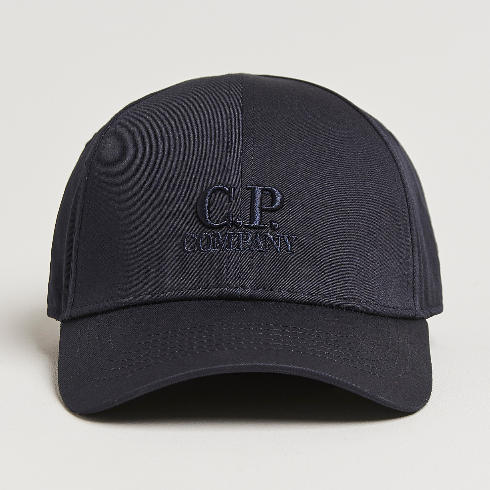 C.P. Company Cotton Gabardine Cap Navy at CareOfCarl.com