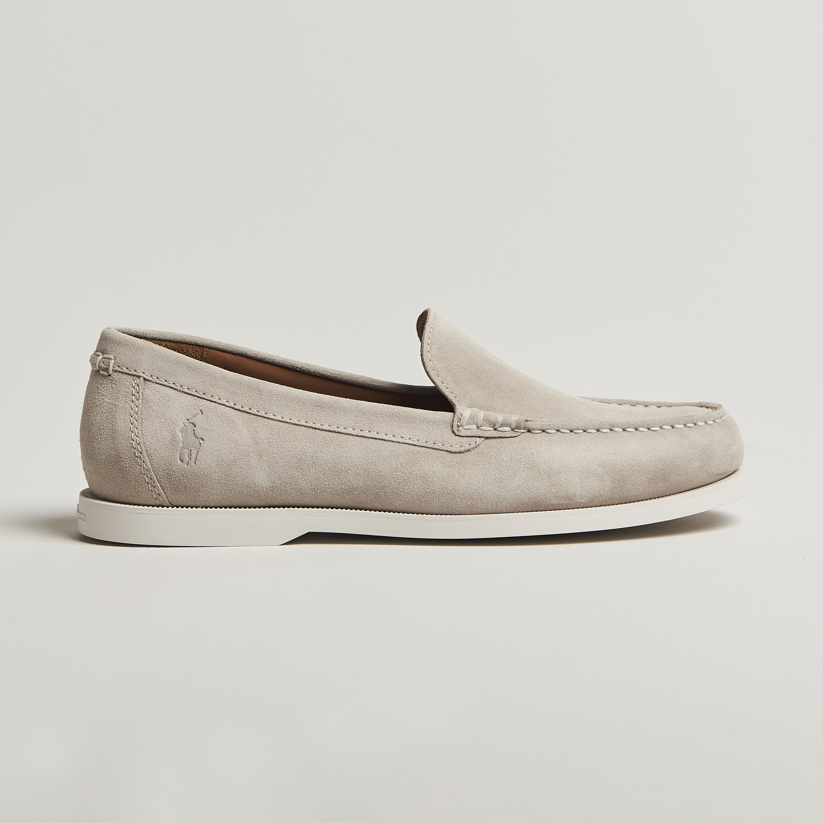 Polo Ralph Lauren Merton Suede Loafer Milkshake at CareOfCarl.com