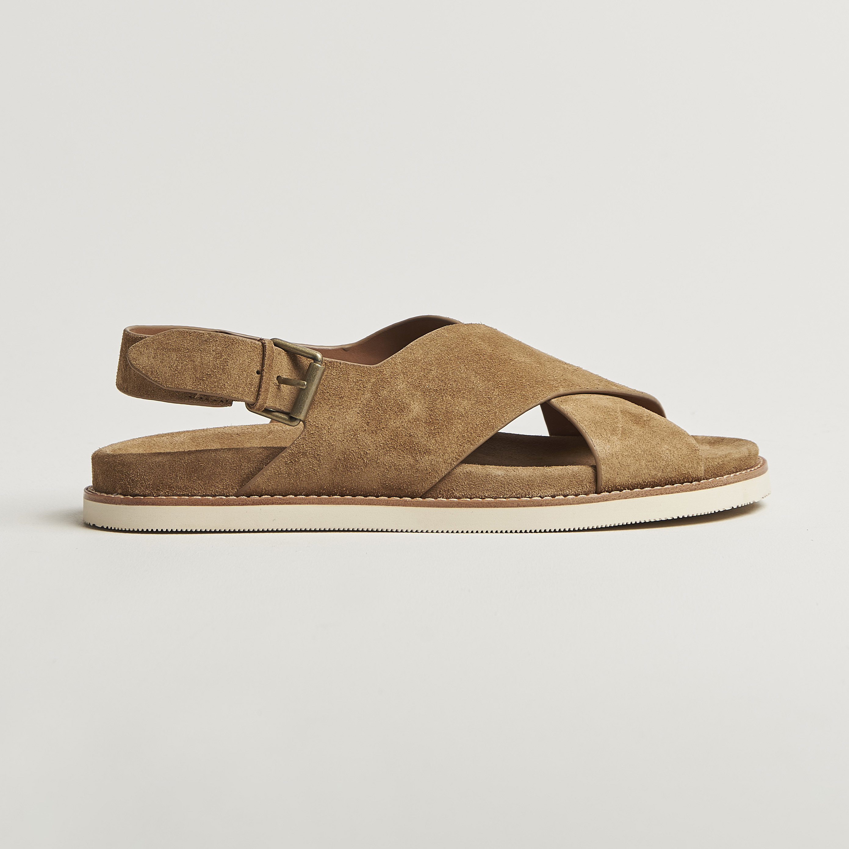 Polo Ralph Lauren Zane Suede Sandals Desert Tan at CareOfCarl.com