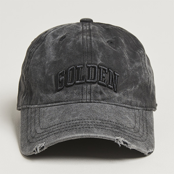 Golden Goose Cotton Twill Baseball Cap Anthracite at CareOfCarl.com