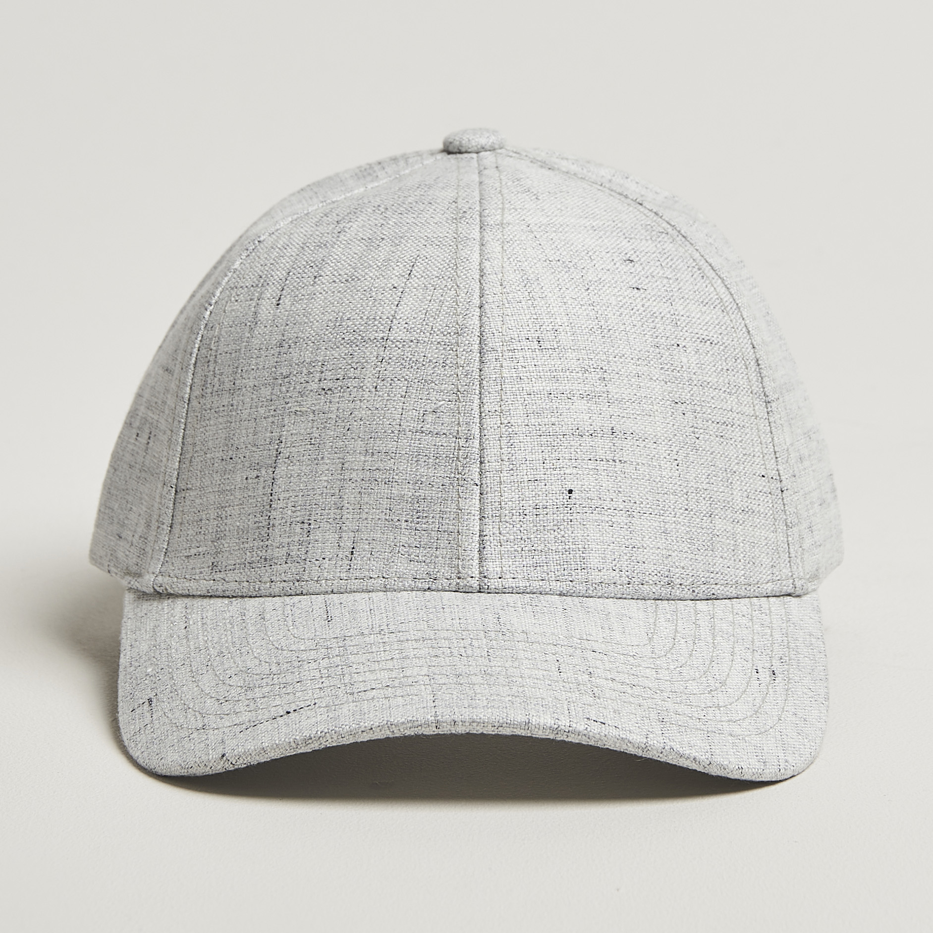 Varsity Headwear Linen Baseball Cap Pebble Grey at CareOfCarl.com
