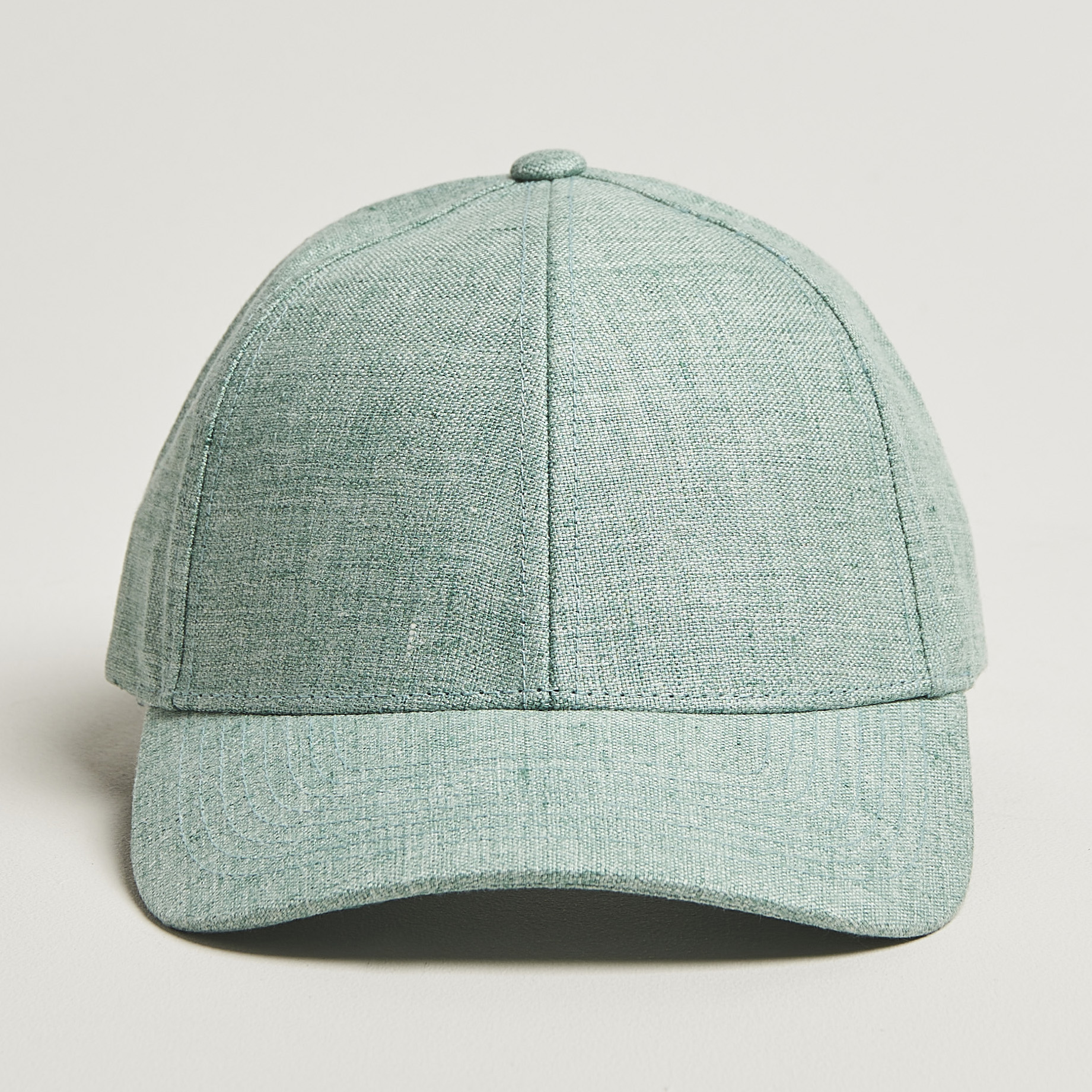 Varsity Headwear Linen Baseball Cap Cyan Green at CareOfCarl.com