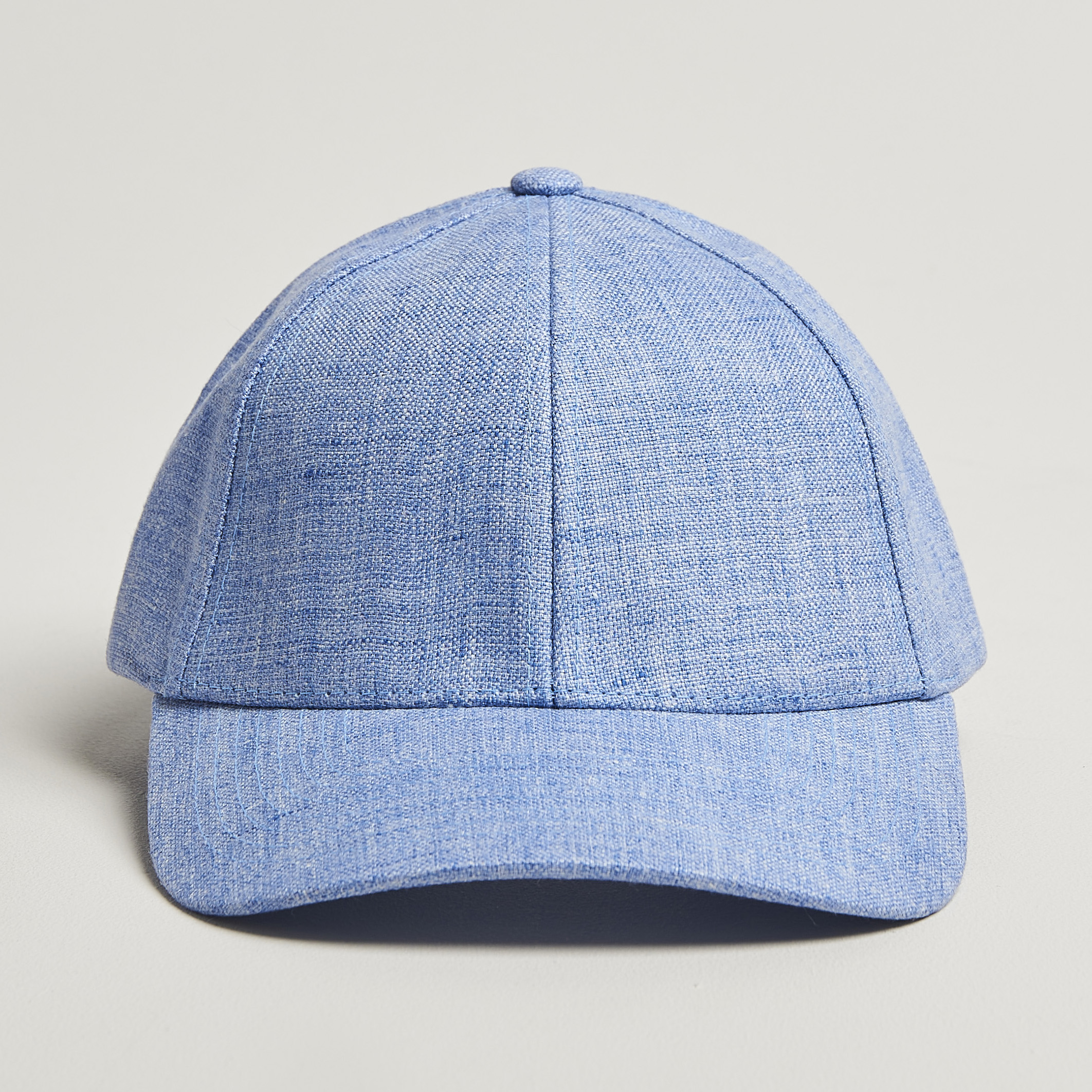 Varsity Headwear Linen Baseball Cap Azure Blue at CareOfCarl.com