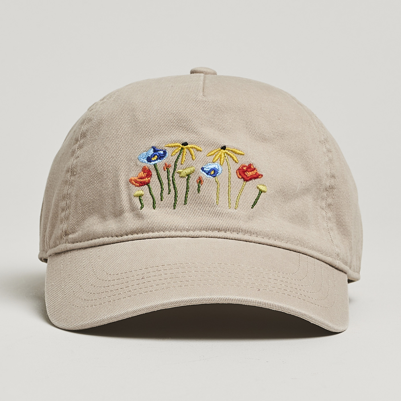 Forét Botanic Washed Cap Khaki at CareOfCarl.com