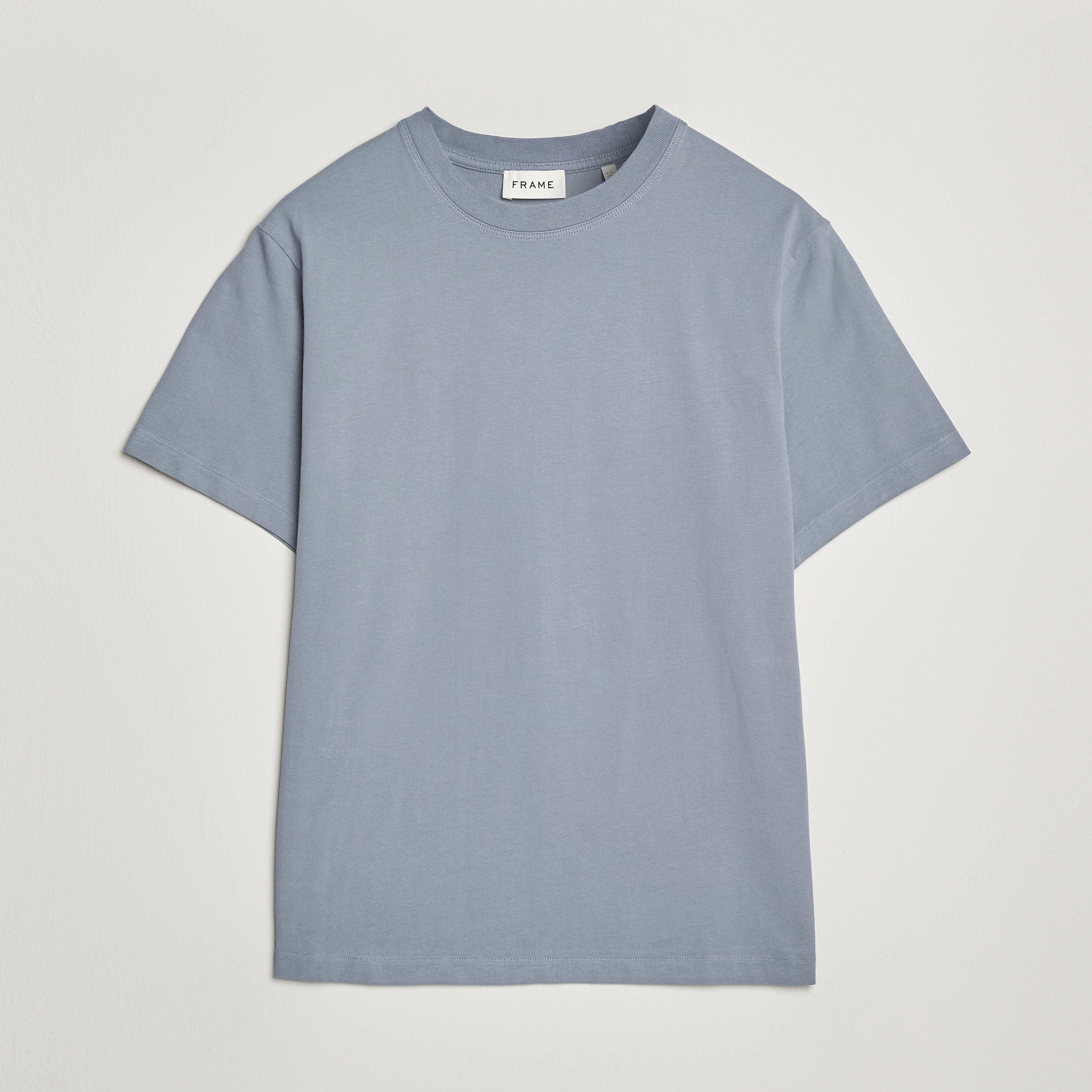 FRAME Logo T-Shirt Smoky Blue at CareOfCarl.com