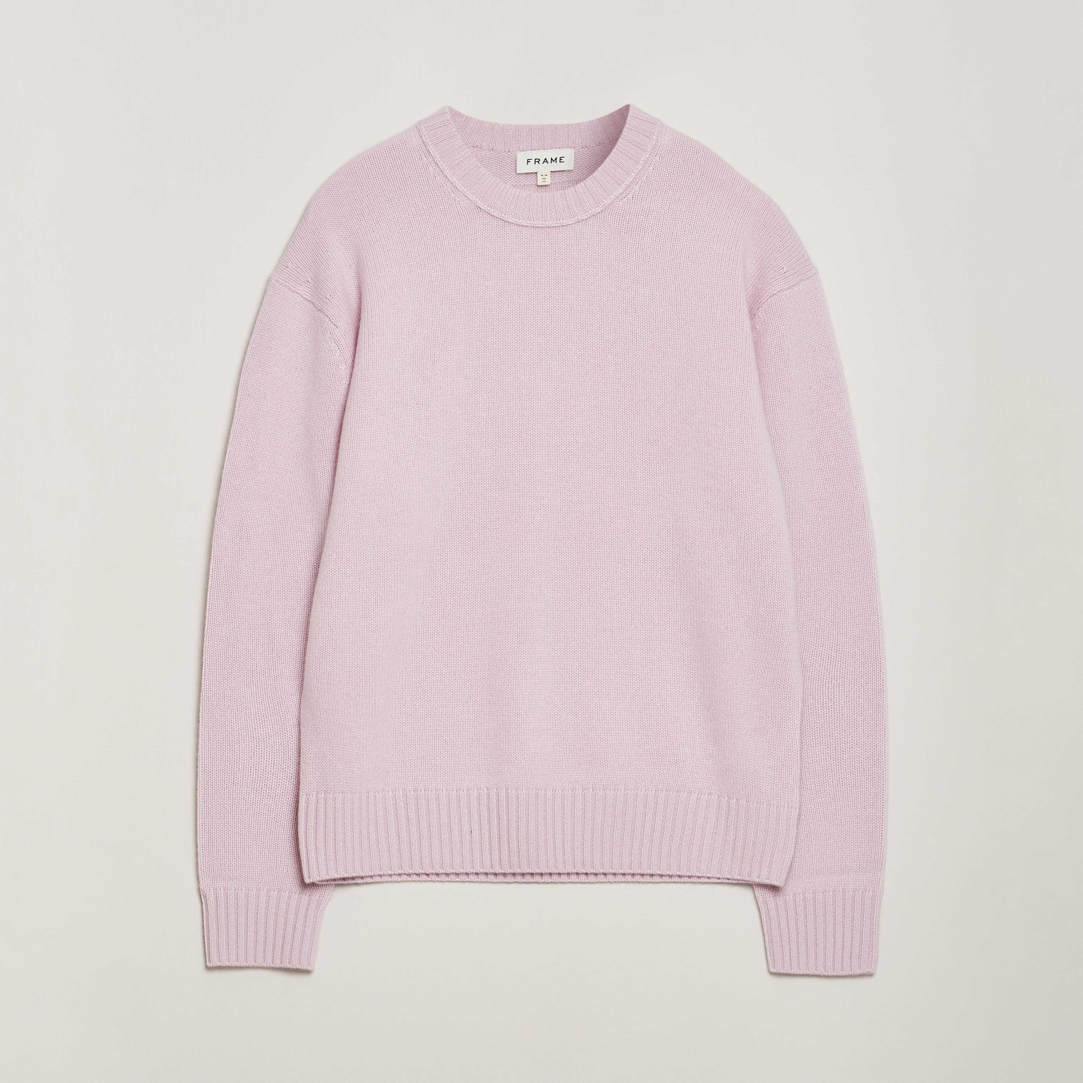 FRAME Cashmere Crewneck Light Pink at CareOfCarl.com