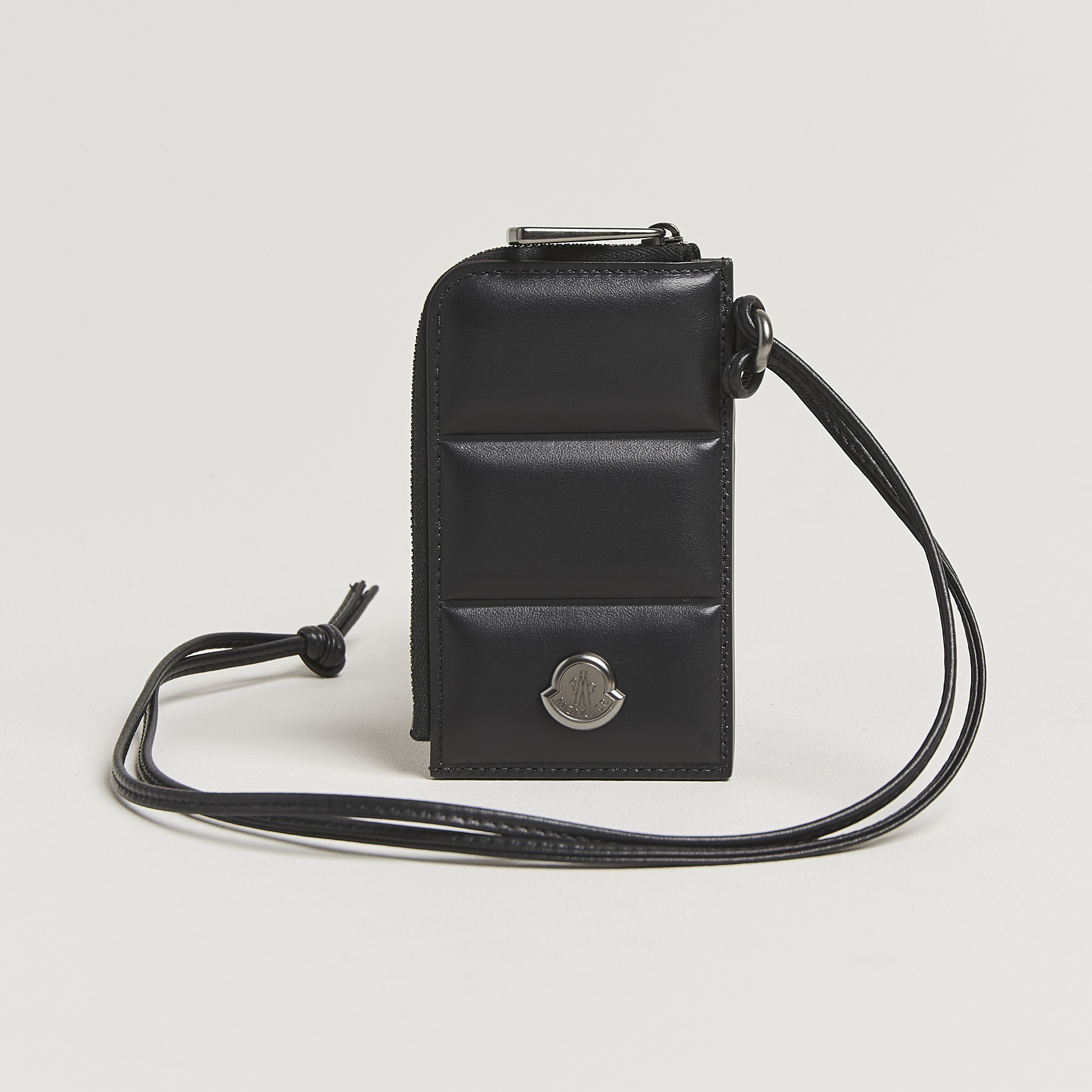 Moncler Doudoune Card Holder Black at CareOfCarl.com