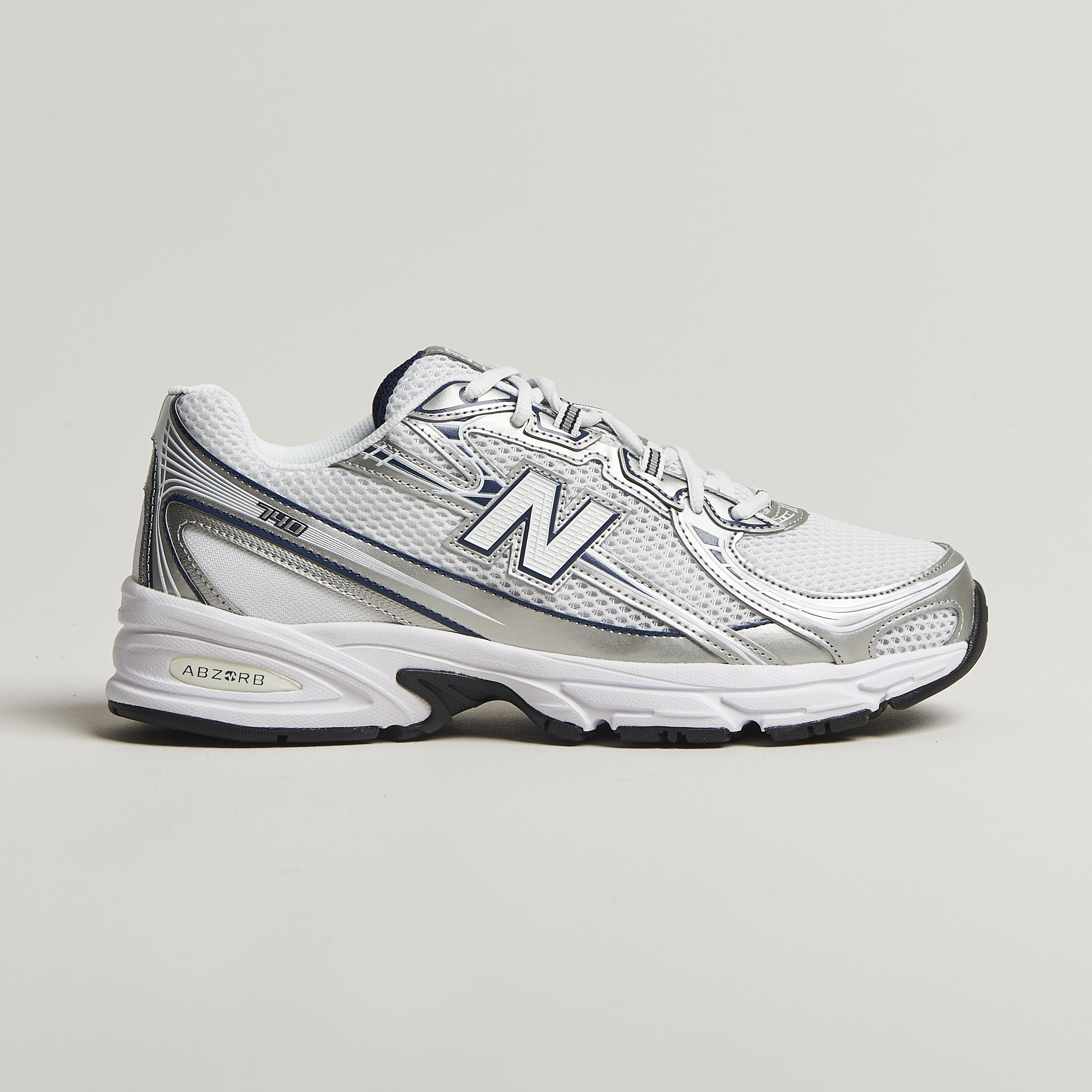 New Balance 740 Sneakers White/Navy at CareOfCarl.com