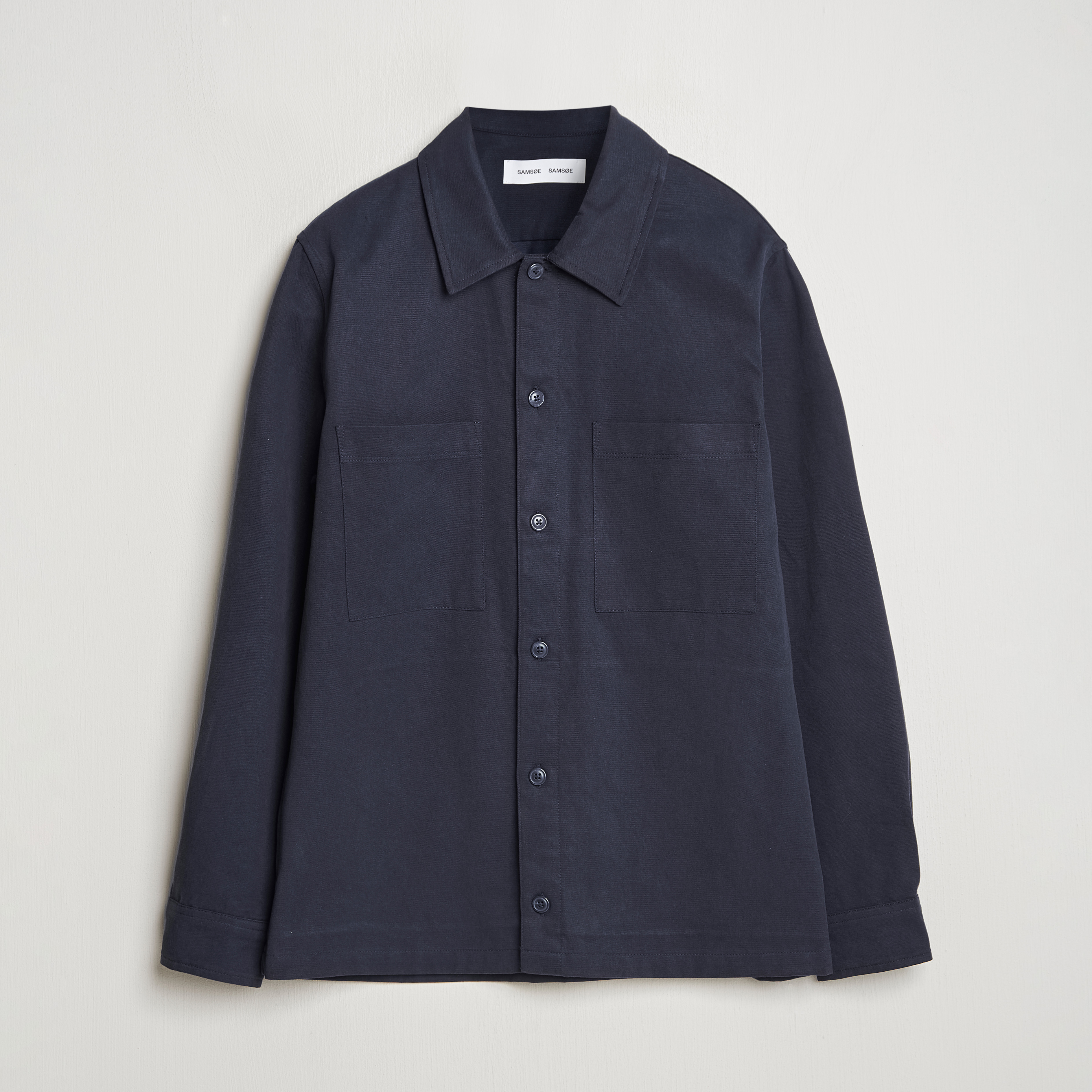 Samsøe Samsøe Sataka Overshirt Salute Blue at CareOfCarl.com