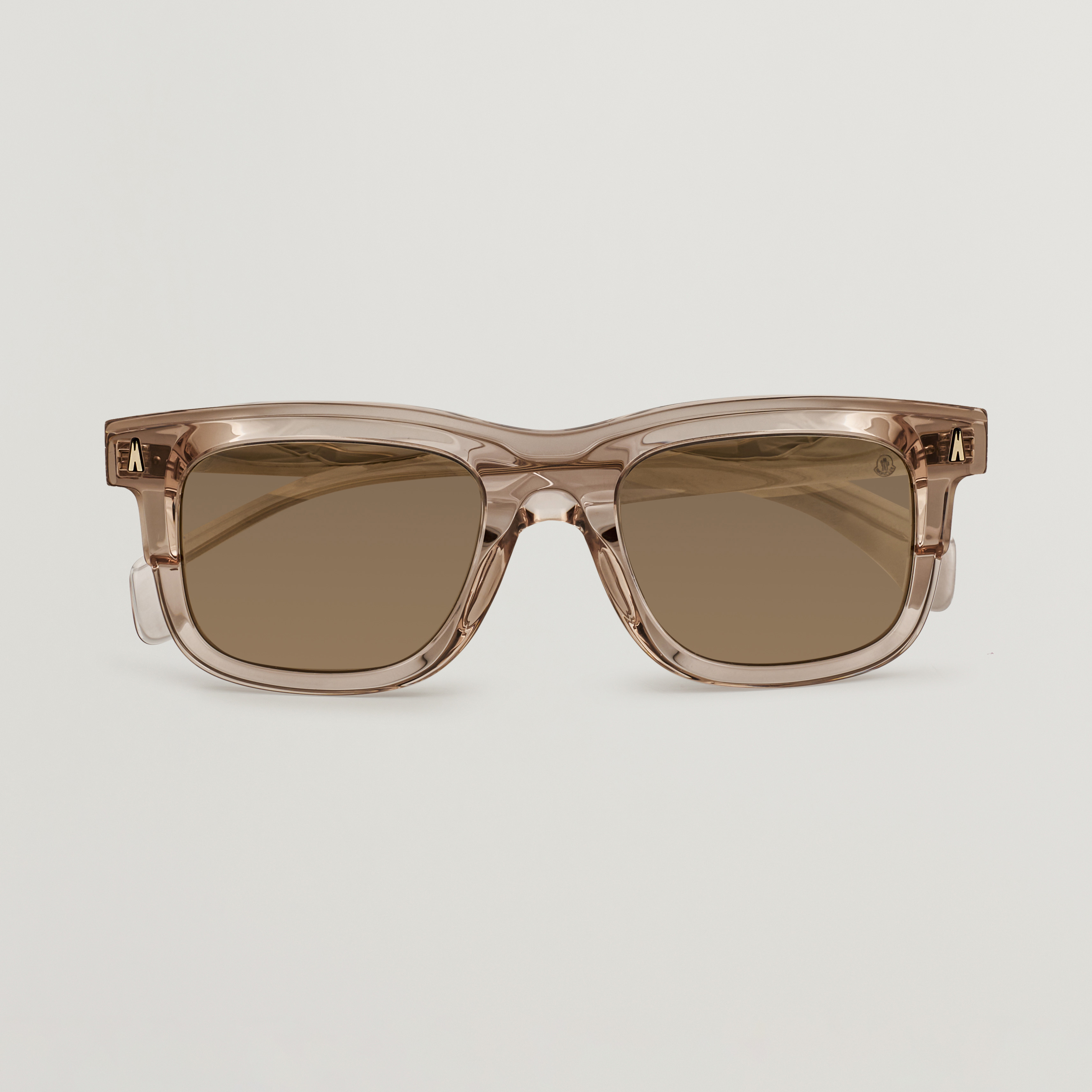 Moncler Lunettes Claro Sunglasses Transparent Butter at CareOfCarl.com