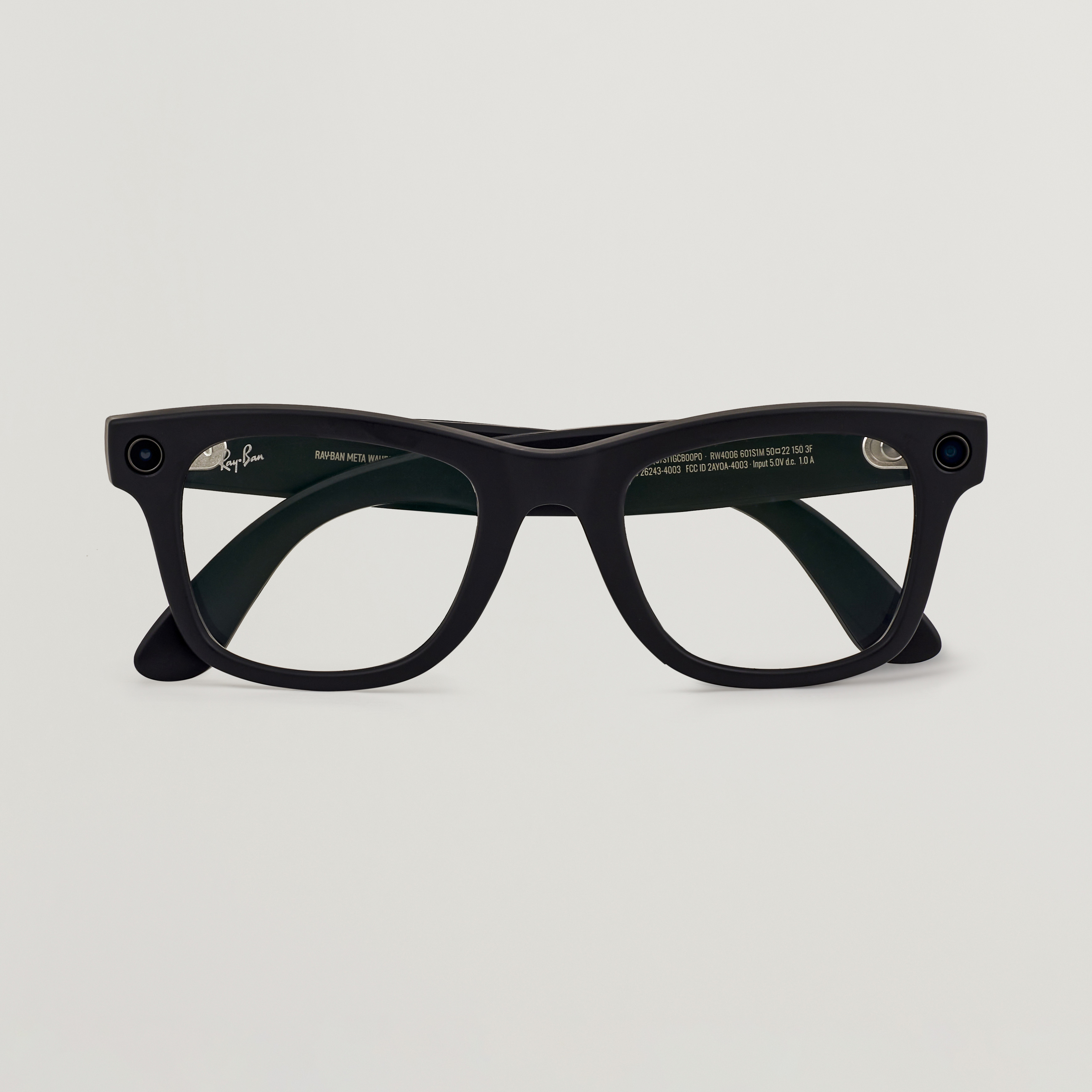 Ray-Ban Wayfarer Meta 53 Sunglasses Matte Black at CareOfCarl.com