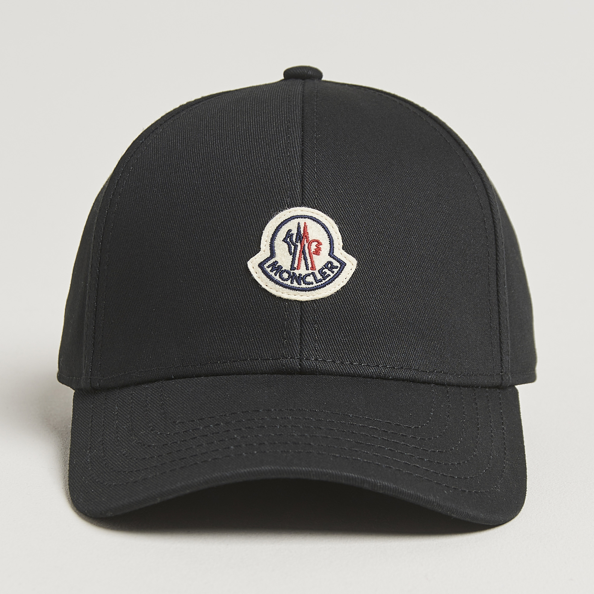 Moncler Logo Baseball Cap Black at CareOfCarl.com