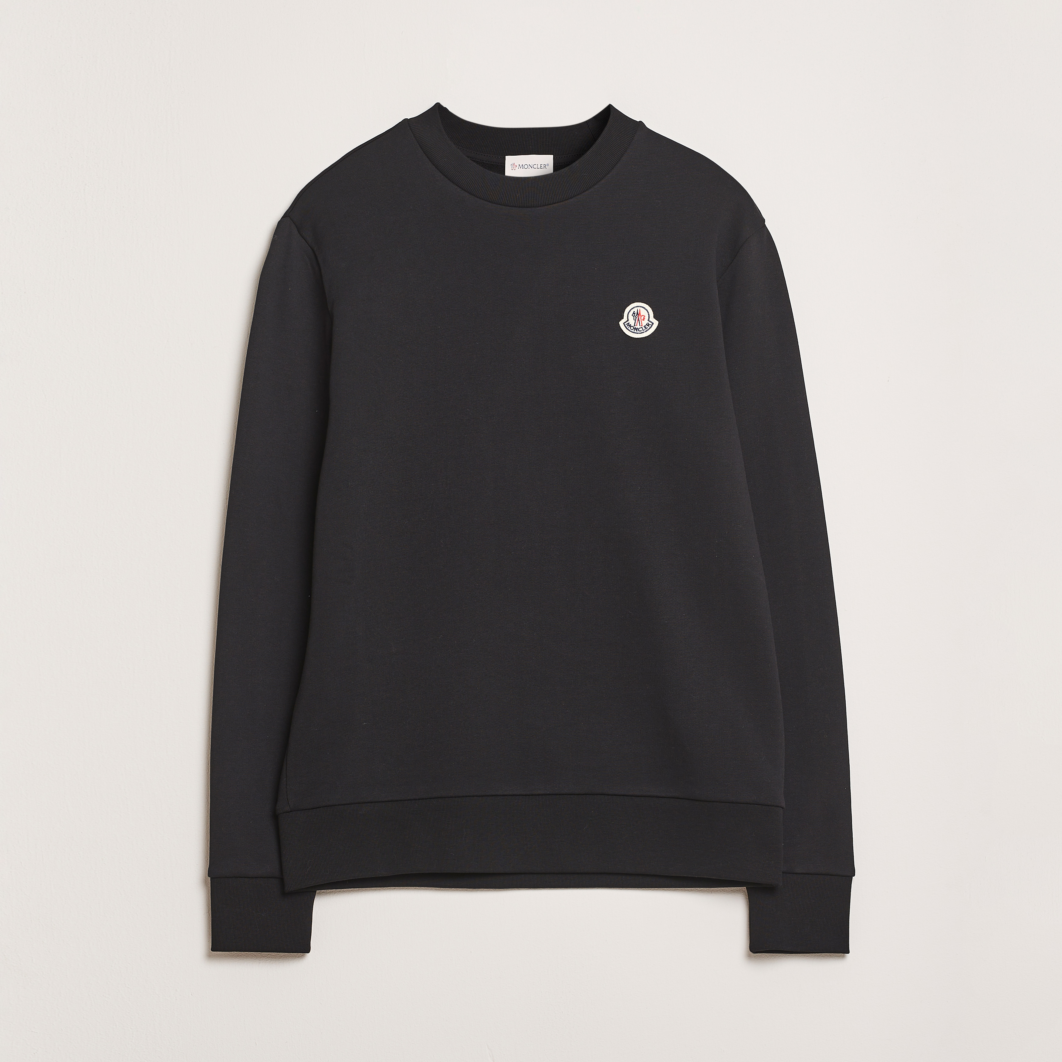 Moncler Lettering Logo Sweatshirt Black at CareOfCarl.com