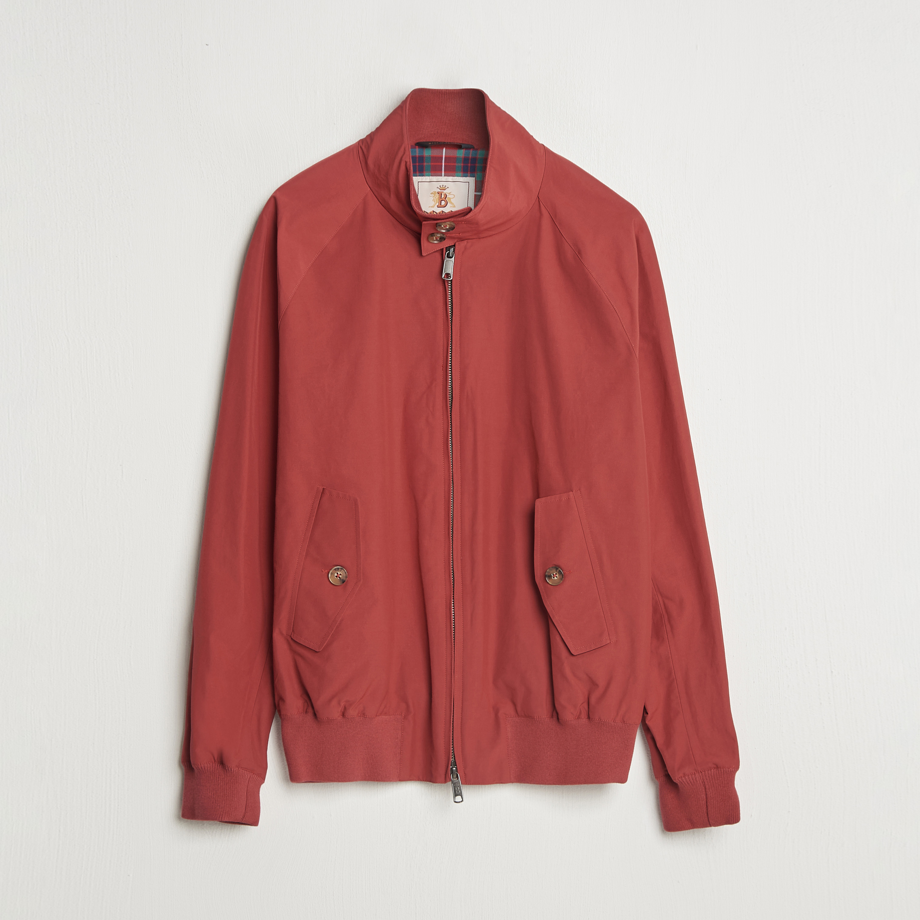 Baracuta G9 Original Harrington Jacket Dark Red at CareOfCarl.com