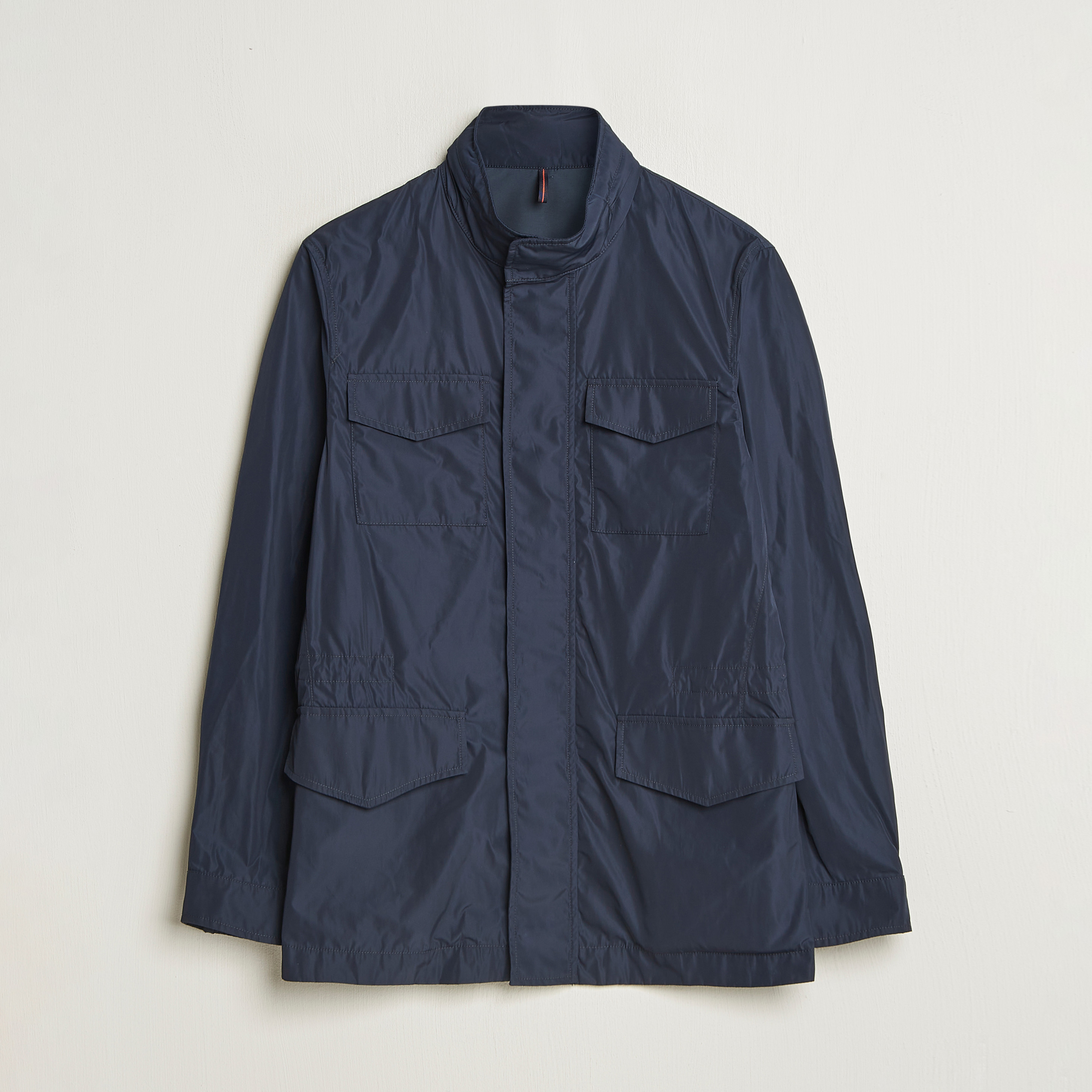 Incotex Technical Nylon Field Jacket Navy at CareOfCarl.com