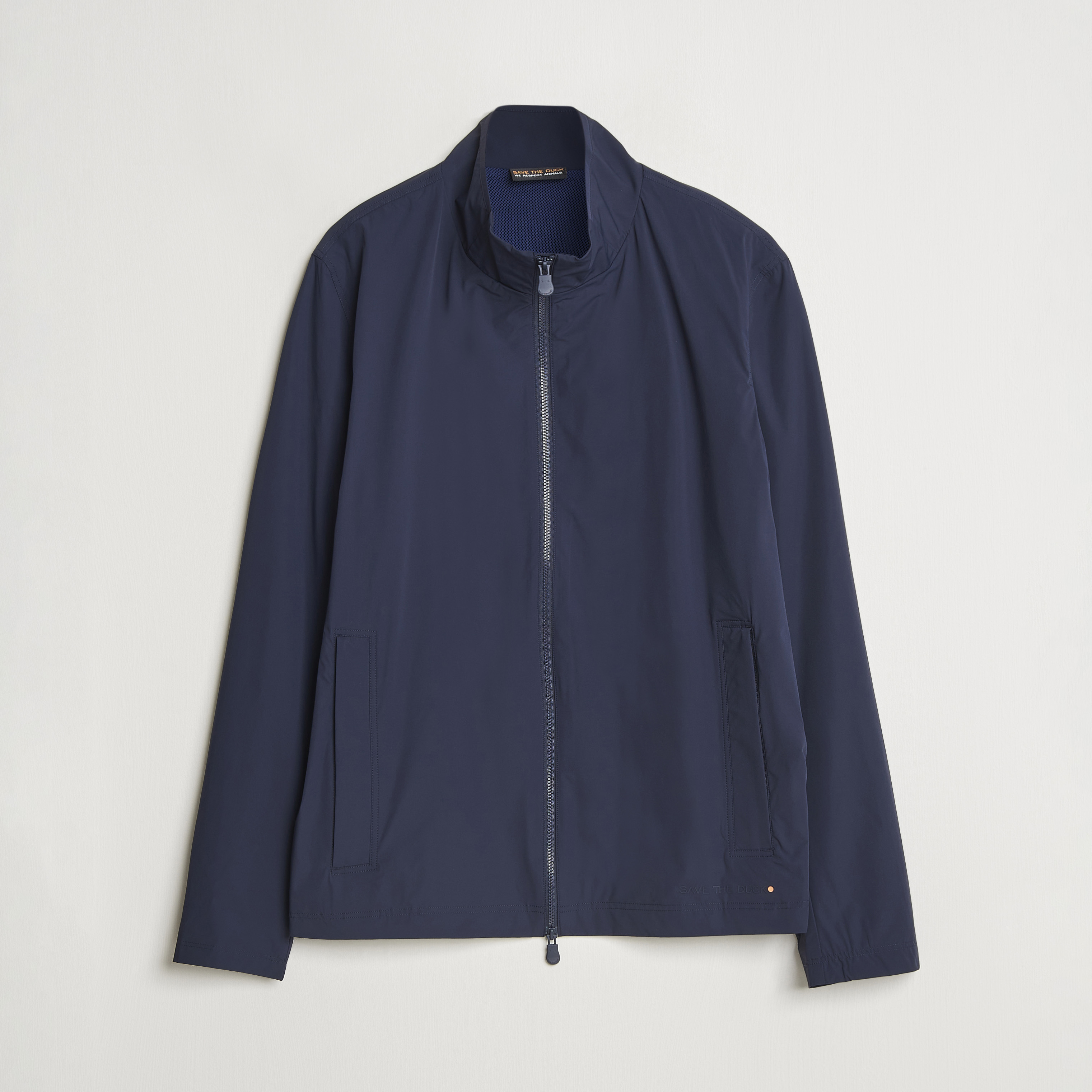 Save The Duck Saxon Lightweight Stretch Jacket Navy Blue at CareOfCarl.com