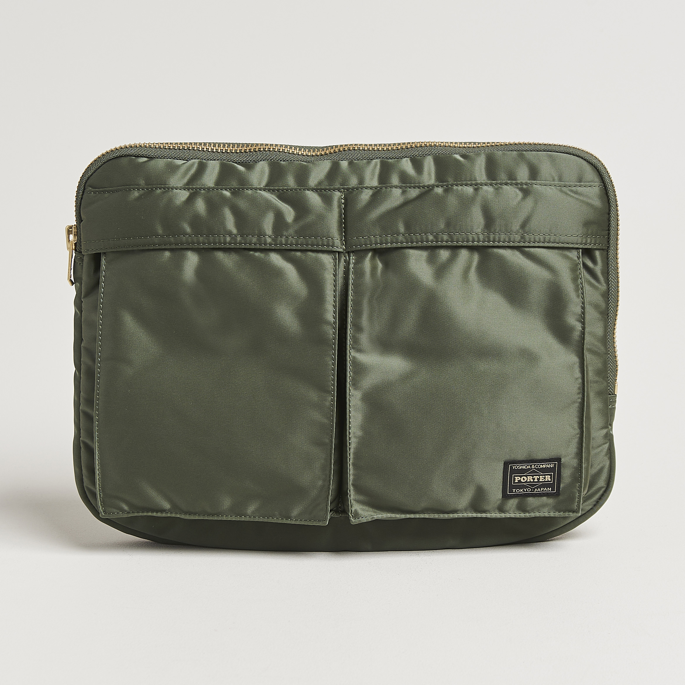 Porter-Yoshida & Co. Tanker Document Case Sage Green at CareOfCarl.com