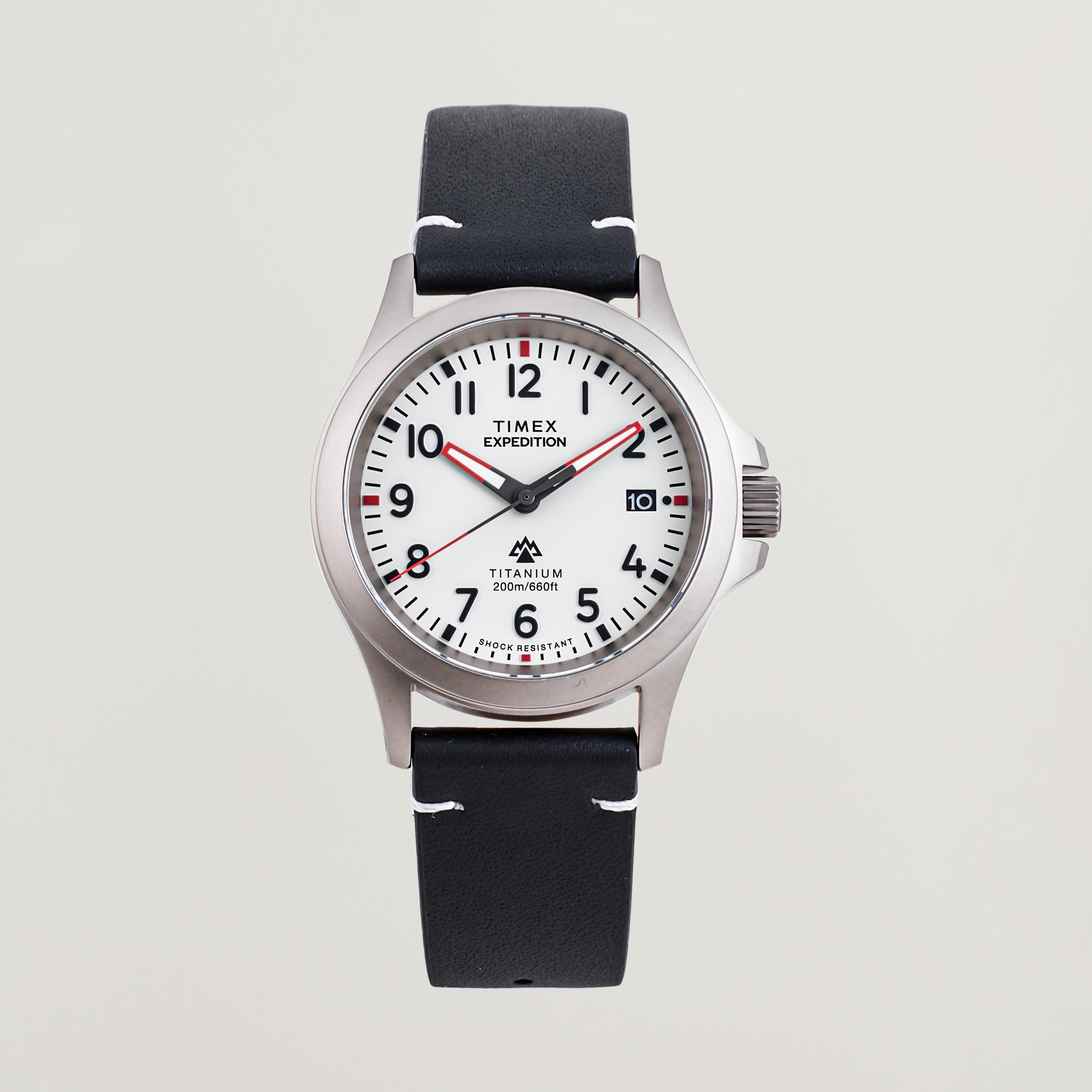 Timex Expedition Titanium 38mm Light Gray Dial at CareOfCarl.com