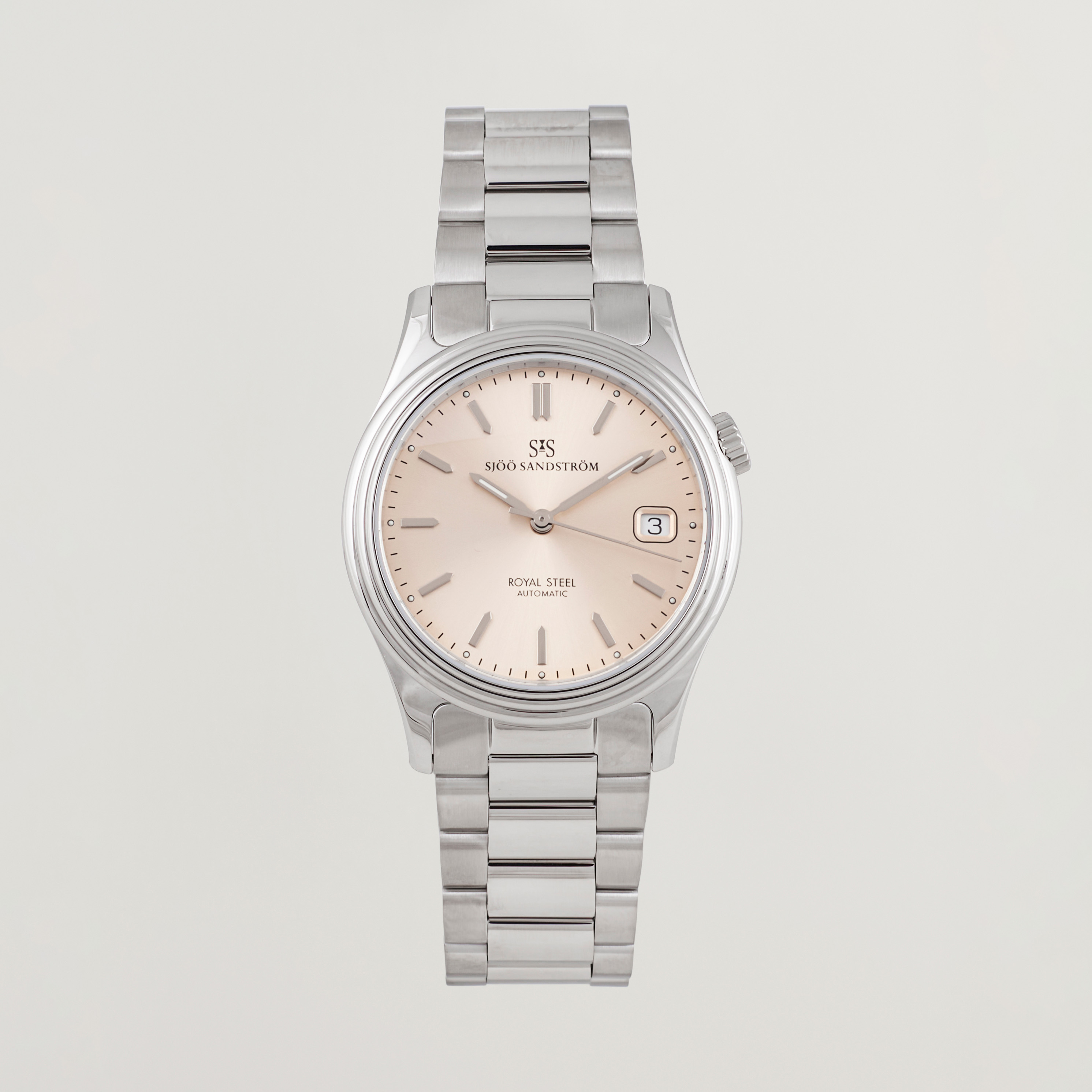 Sjöö Sandström Royal Steel Classic 36mm Sand and Steel at CareOfCarl.com